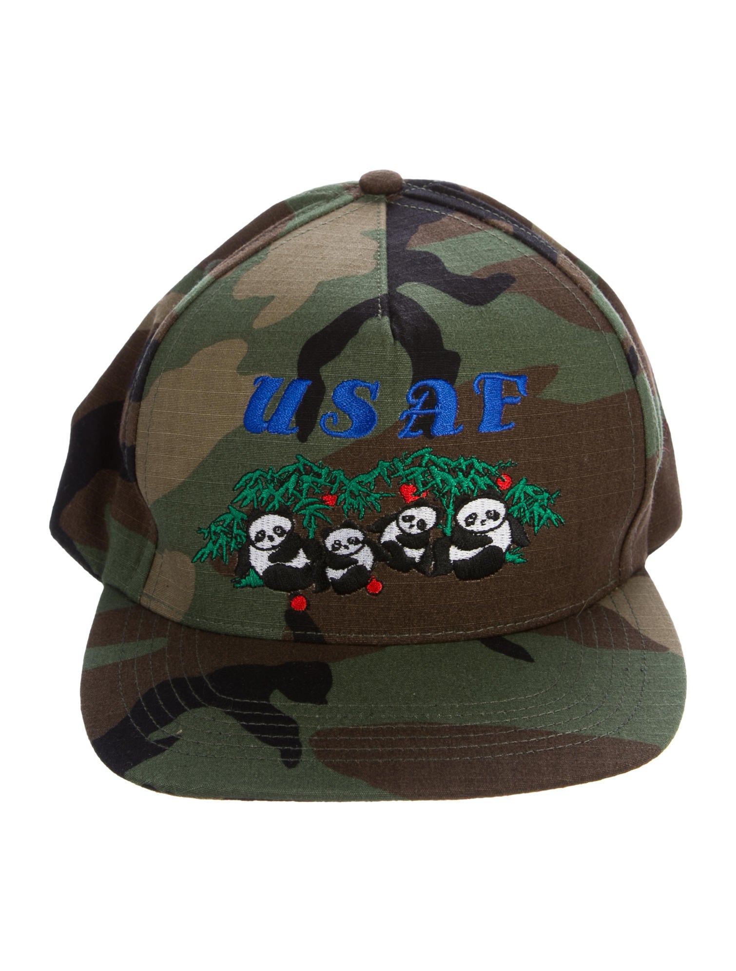 Supreme 2017 Pandas 5-Panel Hat w/ Tags - Green Hats, Accessories ...