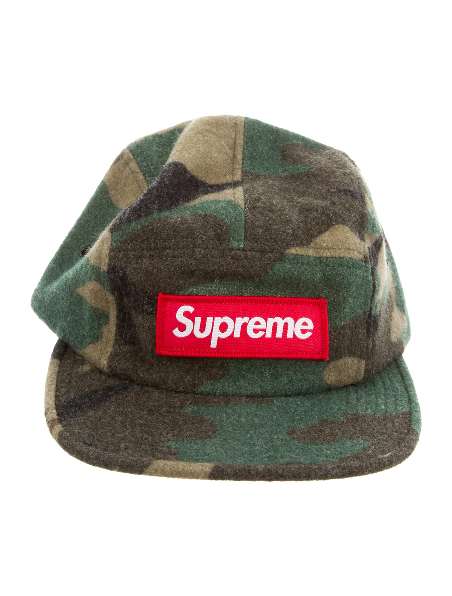 Supreme 2017 Camo Wool Camp Cap - Black Hats, Accessories - WSPME21055 ...
