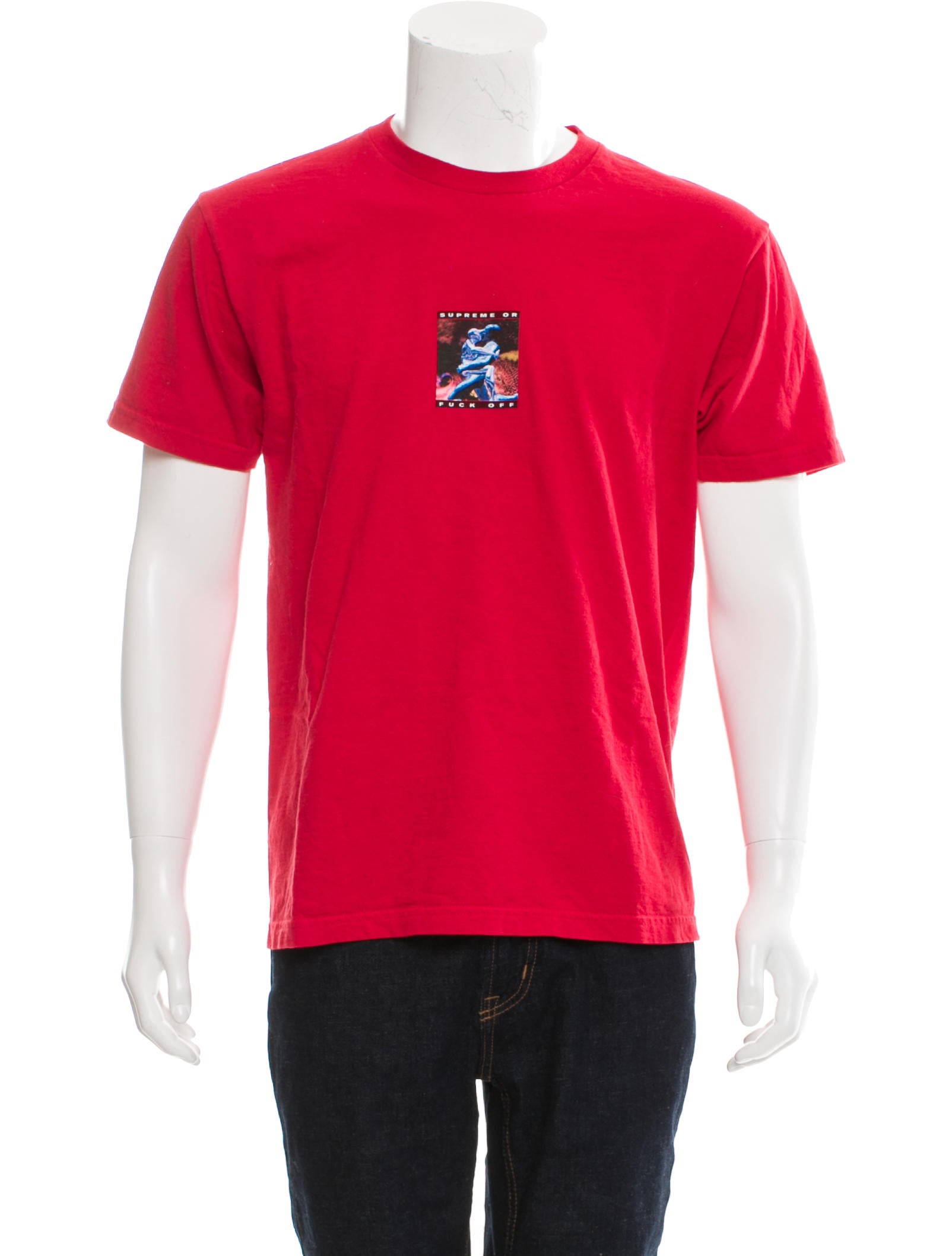 Supreme Logo Graphic Print T-Shirt - Clothing - WSPME21076 | The RealReal