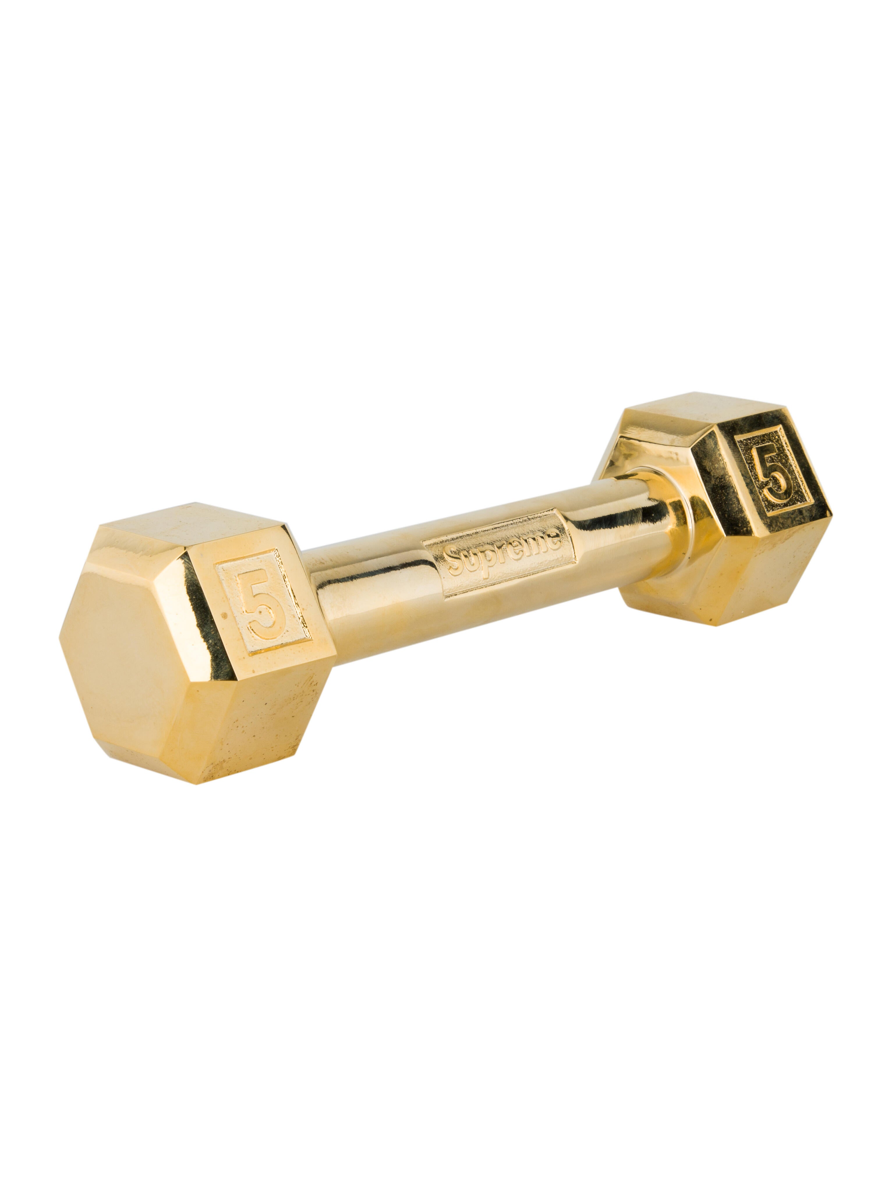 Supreme Gold-Plated Dumbbell - Gold - WSPME49519 | The RealReal