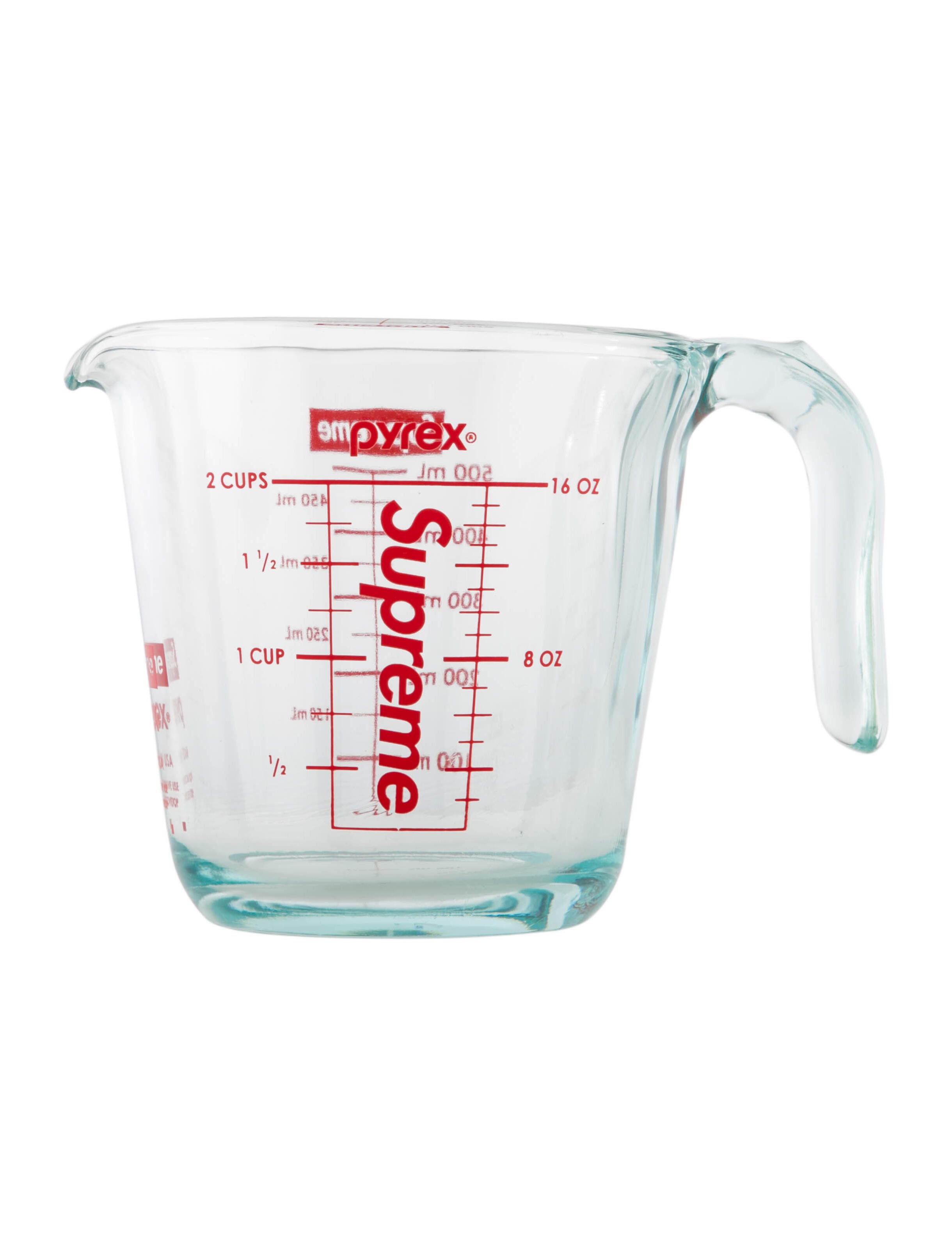 Supreme x Pyrex 2-Cup Measuring Cup - Red Kitchenware, Tabletop ...