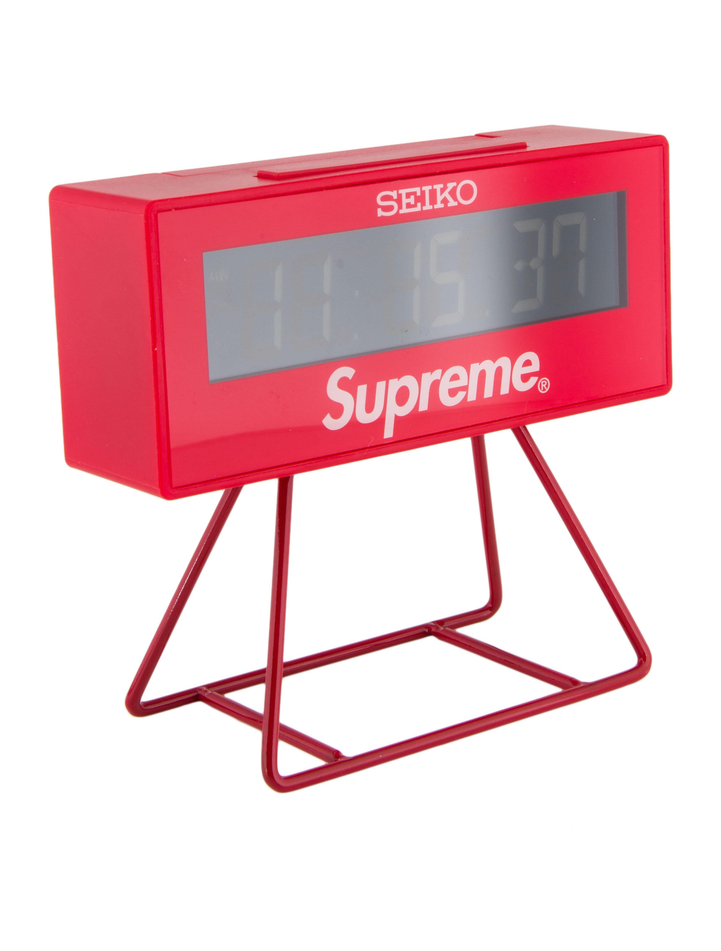 Supreme x Seiko Marathon Clock - Red - WSPME58204 | The RealReal