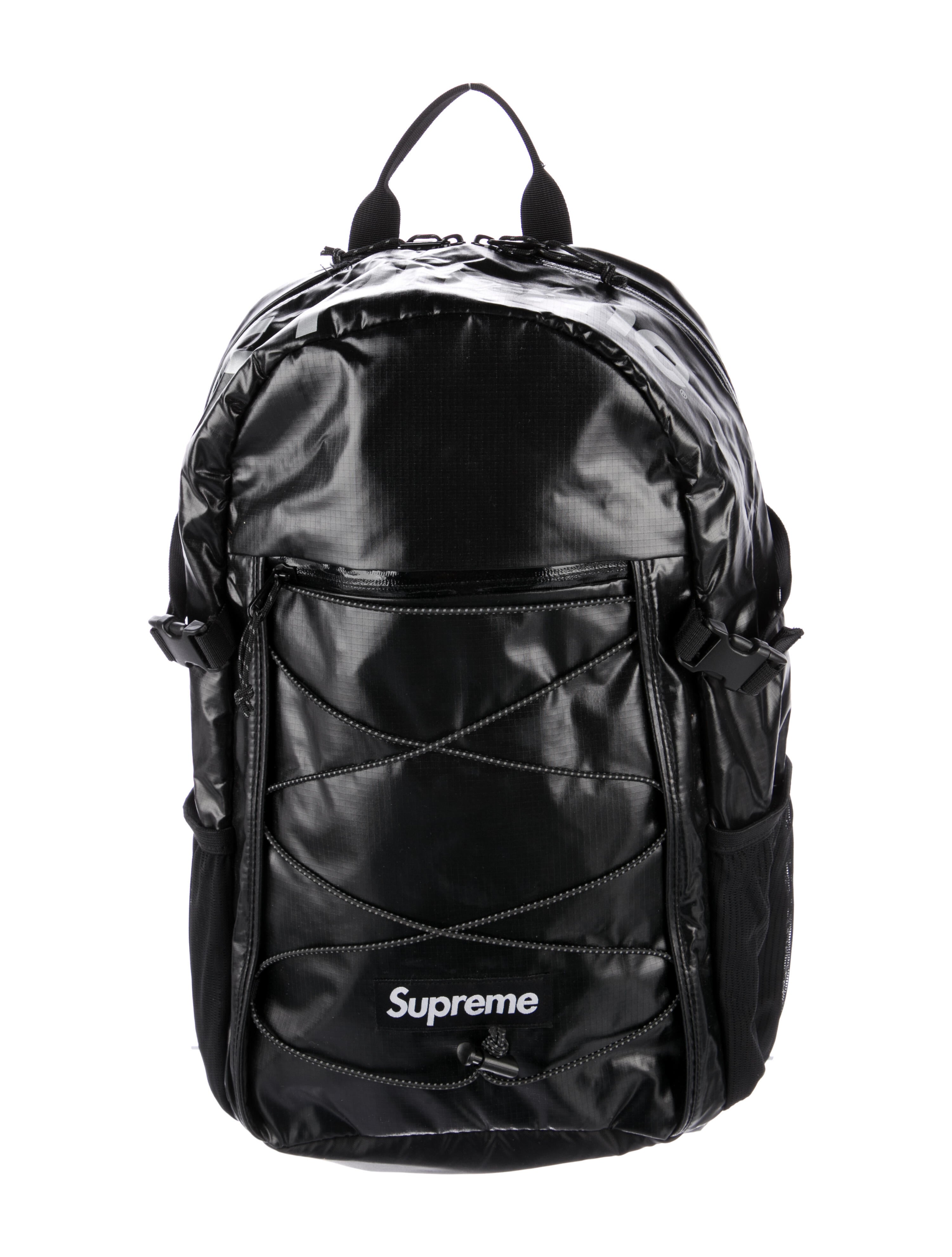 Supreme Coated Nylon Utility Backpack - Black Backpacks, Bags ...