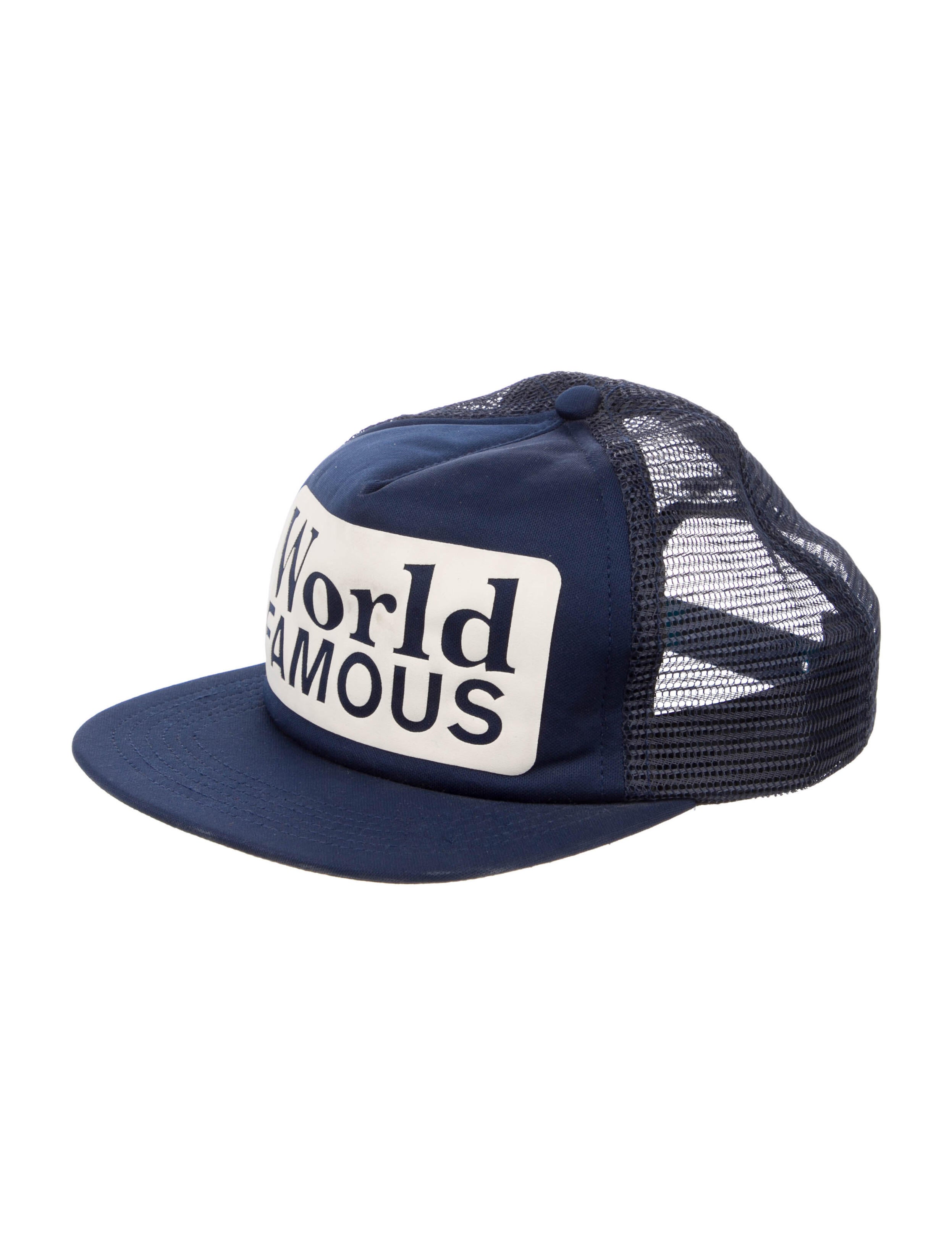 Supreme SS13 ‘World Famous’ Trucker Hat - Blue Hats, Accessories ...