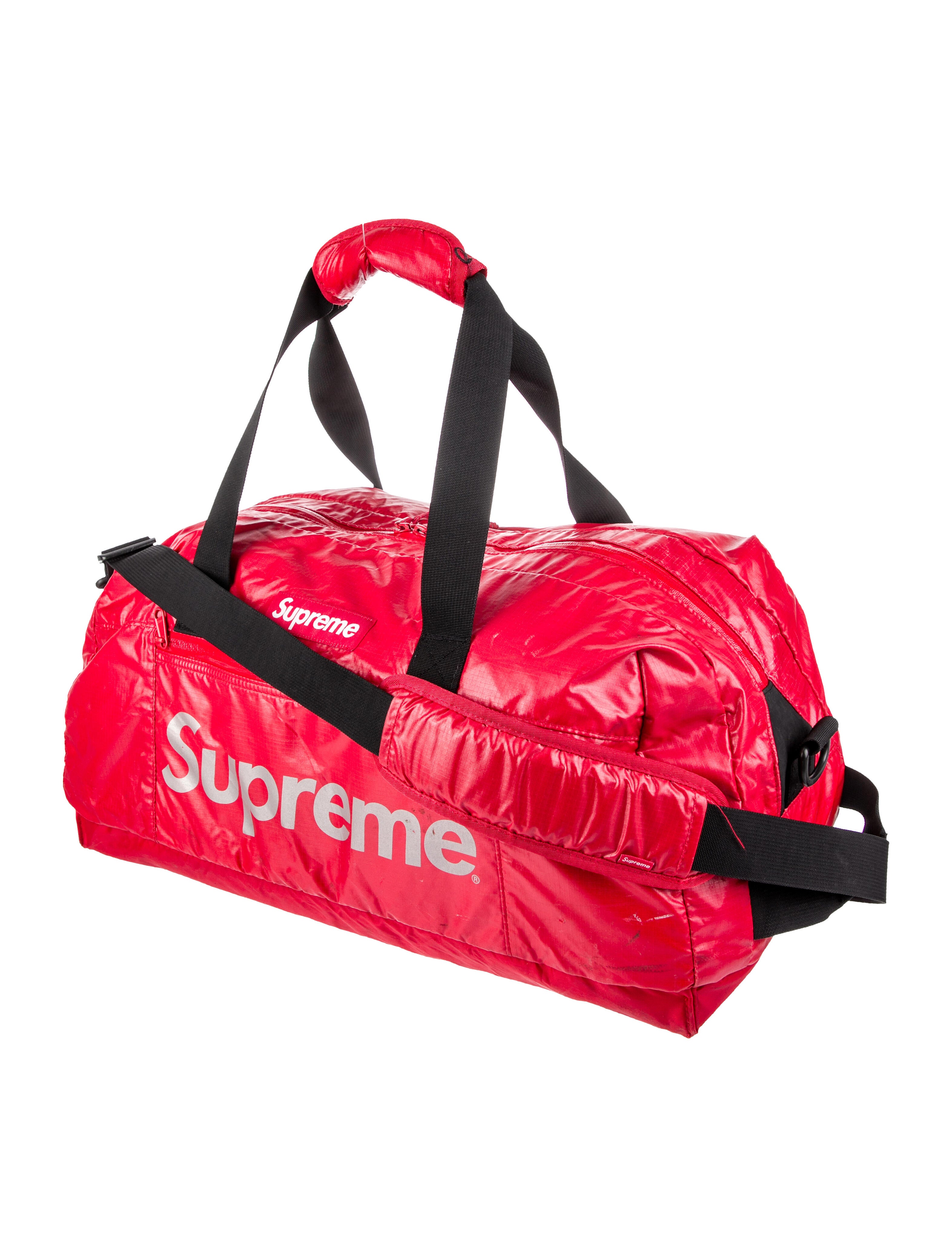 Gucci GG Supreme Web Carry On Duffle Bag - Black Weekenders, Bags ...