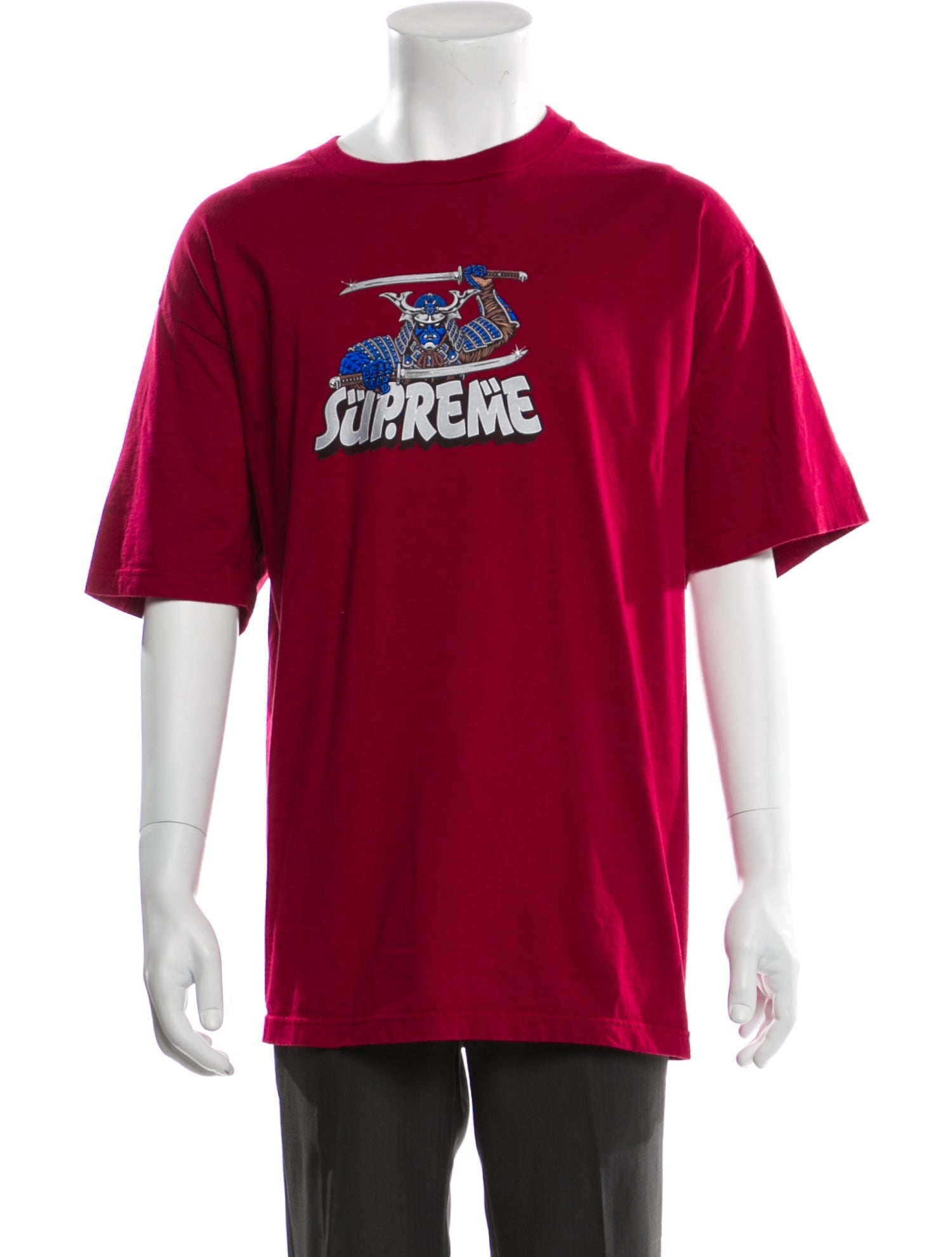 Supreme 2021 Graphic Print T-Shirt - Burgundy T-Shirts, Clothing ...