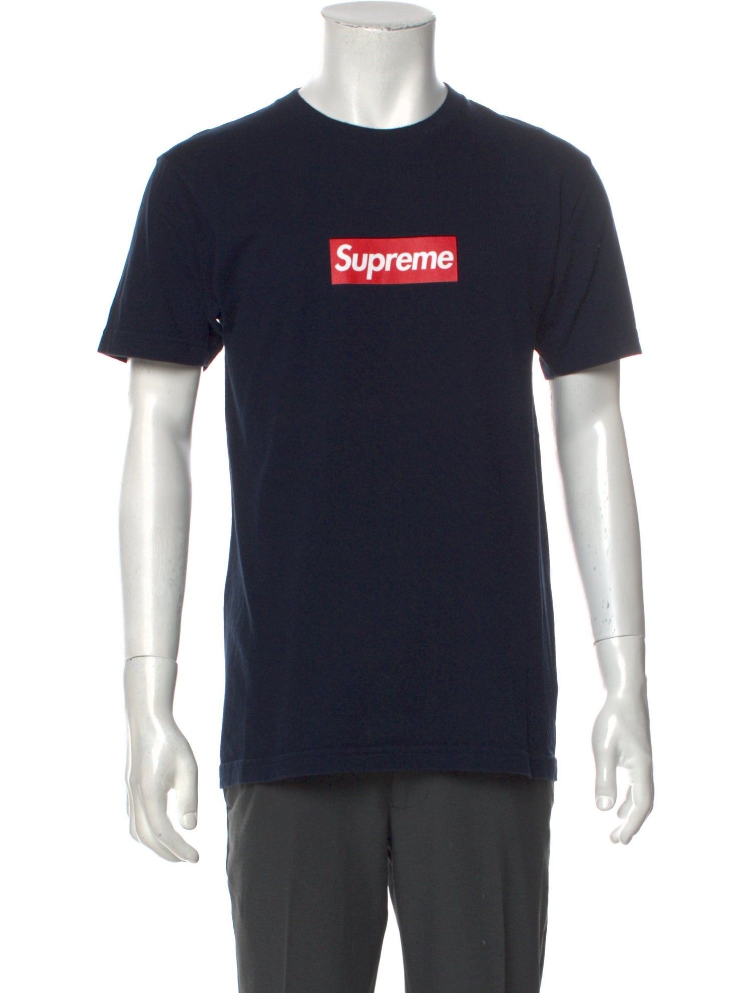 Supreme 20th Anniversary Box Logo Graphic Print T-Shirt - Blue T-Shirts ...
