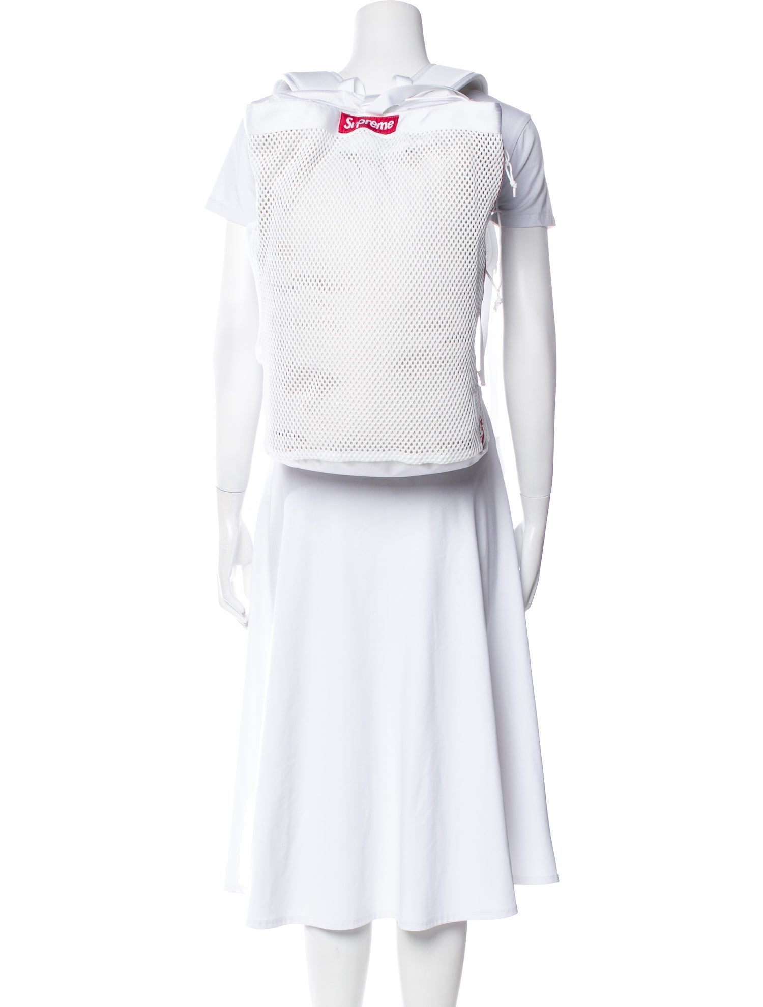 Supreme Mesh Backpack w/ Tags - White Backpacks, Bags - WSPME74337 ...