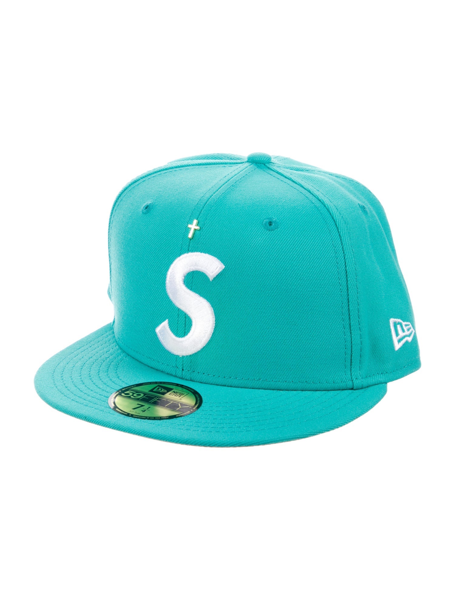 New Era x Supreme Gold Cross S Logo Hat - Green Hats, Accessories ...