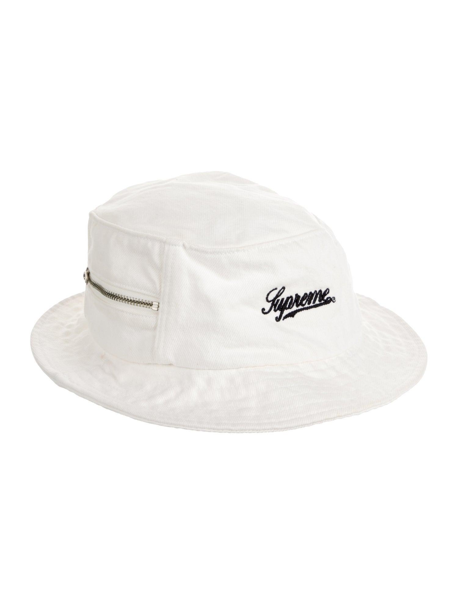 Supreme Script Bucket Hat - White Hats, Accessories - WSPME75875 | The ...