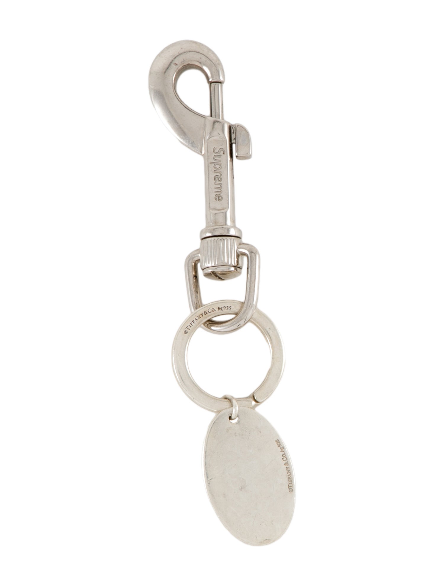 Tiffany & Co. x Supreme 925. Sterling Silver Keychain - Silver ...
