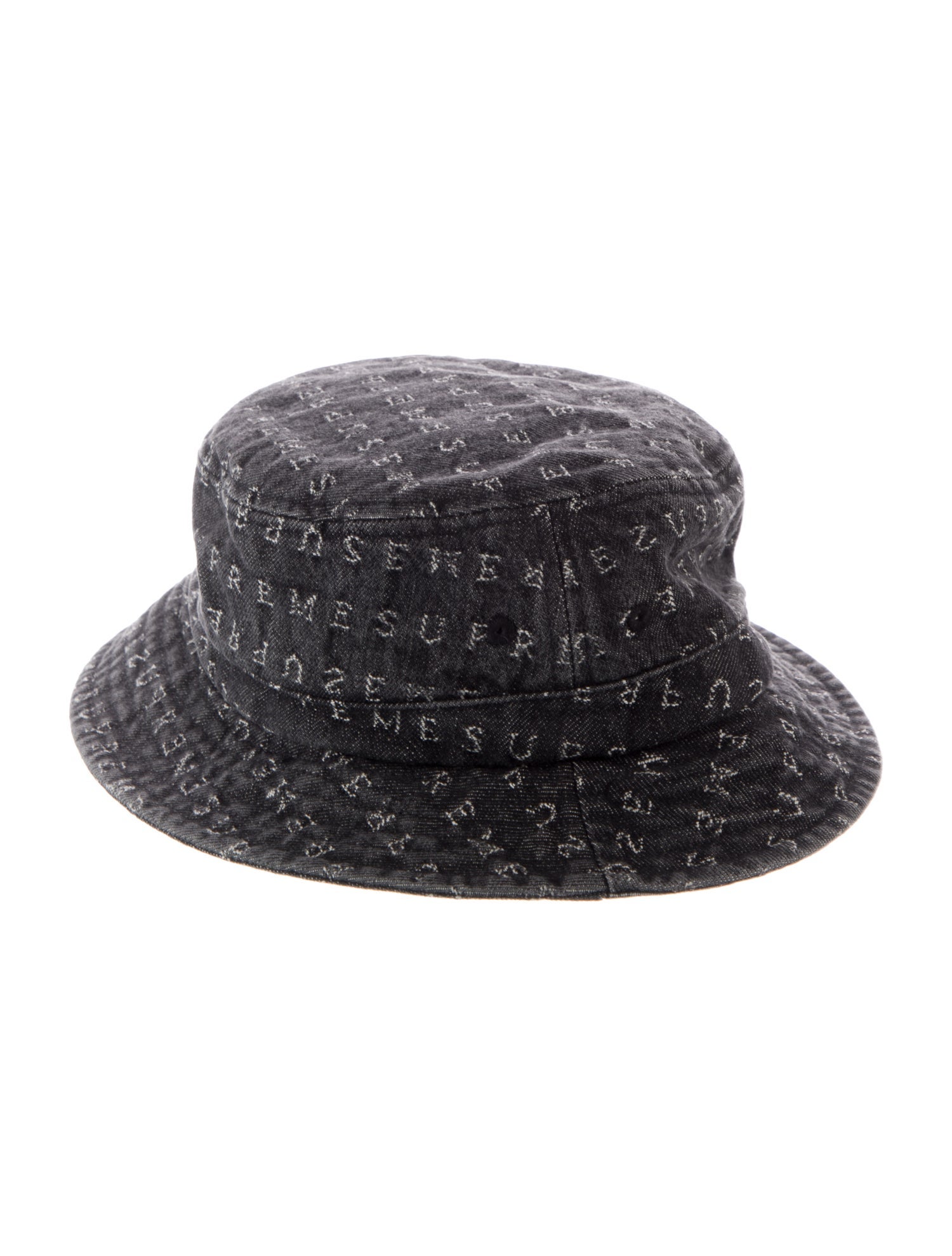 Supreme Jacquard Denim Bucket Hat - Black Hats, Accessories ...