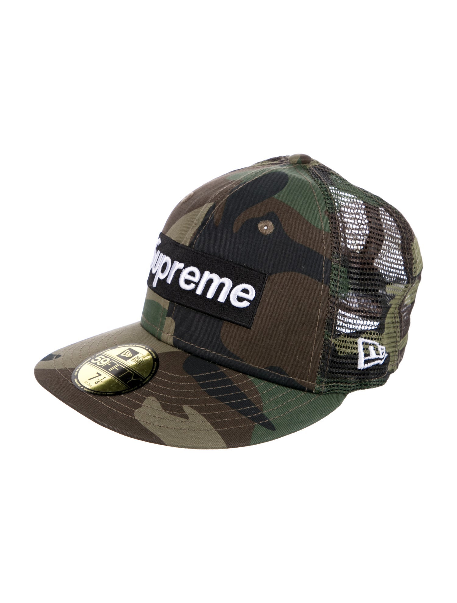 Supreme x New Era Camo Cap - Green Hats, Accessories - WSPME80989 | The ...