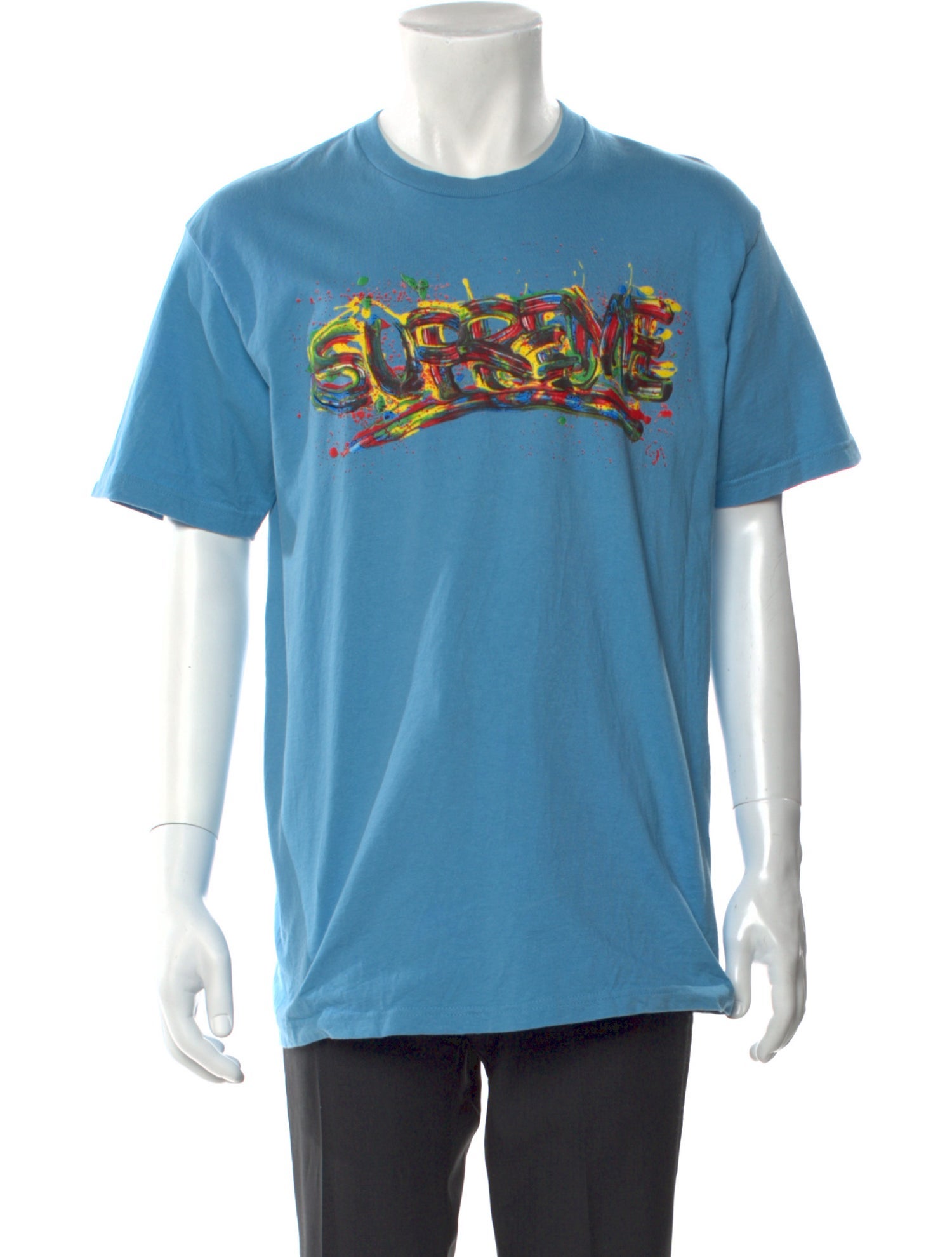 Supreme 2020 Graphic Print T-Shirt - Blue T-Shirts, Clothing ...