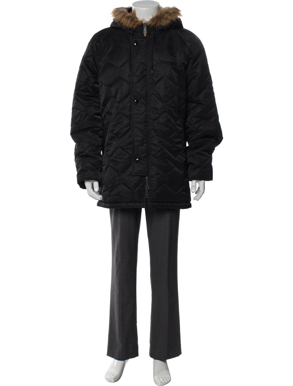 Supreme Nylon Coat - Black Outerwear, Clothing - WSPME86675 | The RealReal