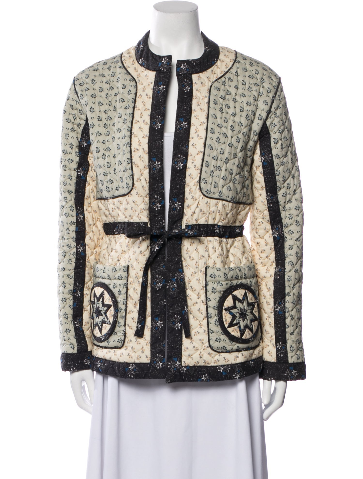 Sea New York Printed Evening Jacket - Blue Jackets, Clothing ...