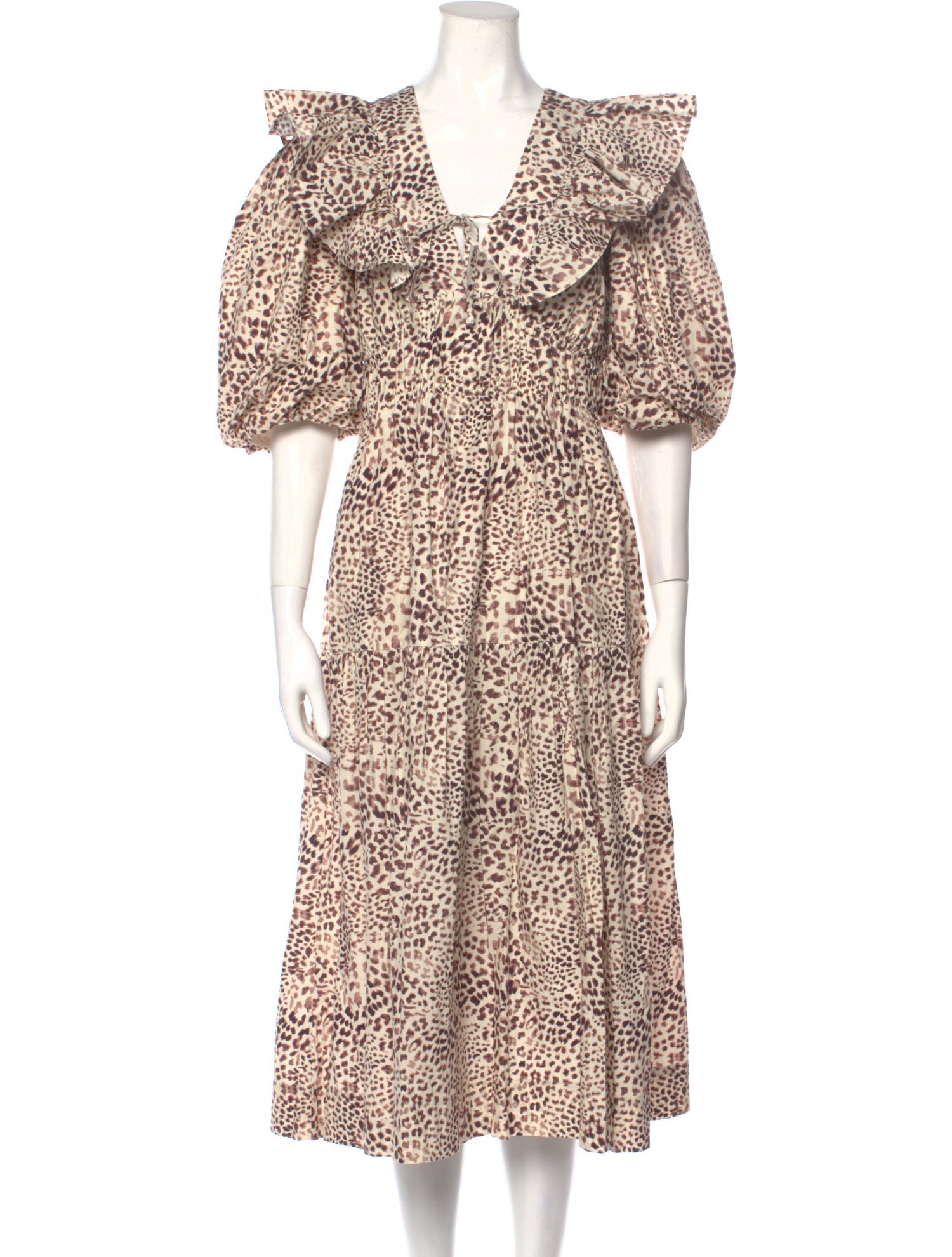 Sea New York Animal Print Long Dress - Neutrals Dresses, Clothing ...
