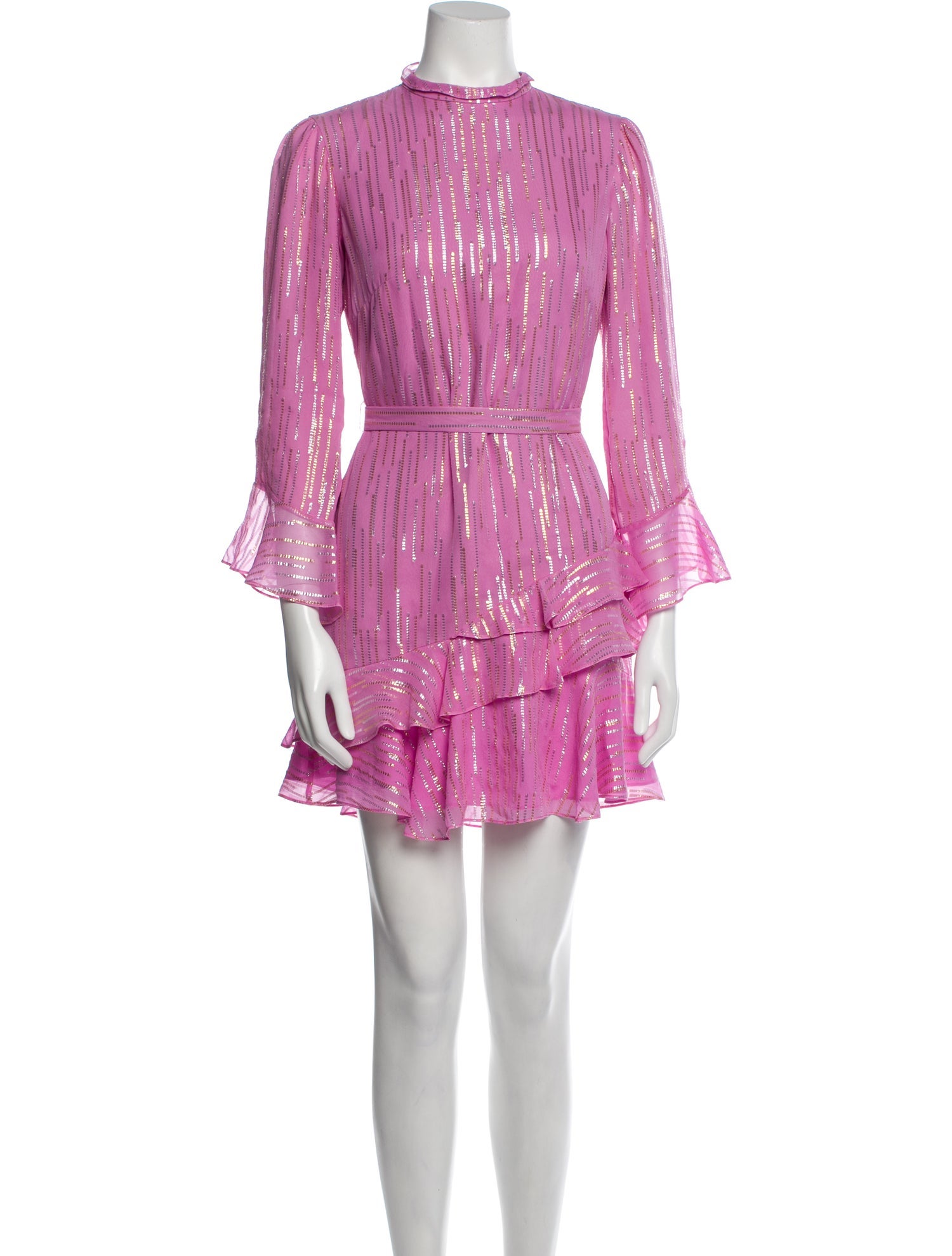 Saloni Silk Mini Dress - Pink Dresses, Clothing - WST38992 | The RealReal