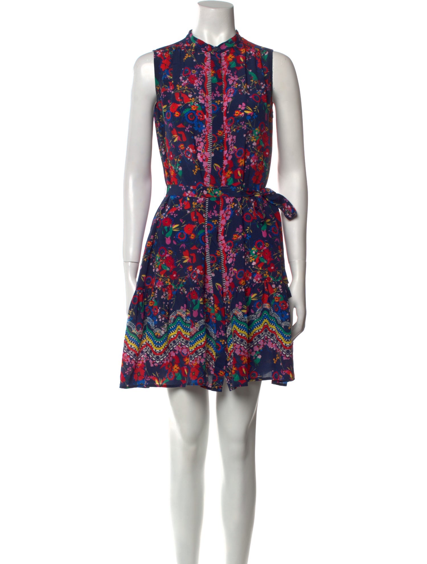 Saloni Silk Mini Dress - Blue Dresses, Clothing - WST40322 | The RealReal
