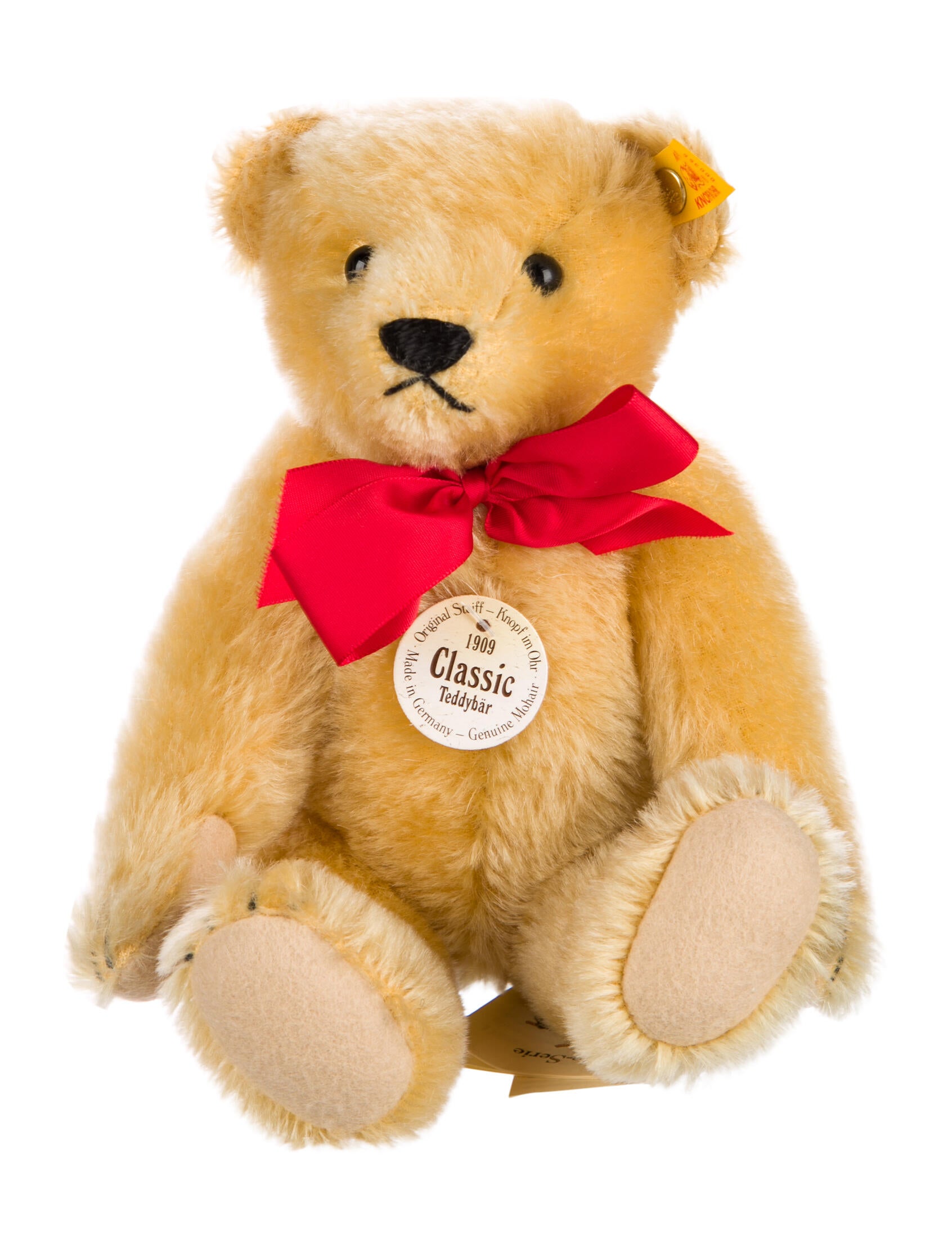 Steiff 1909 Replica Classic Teddy Bear Plush - Brown Figures ...