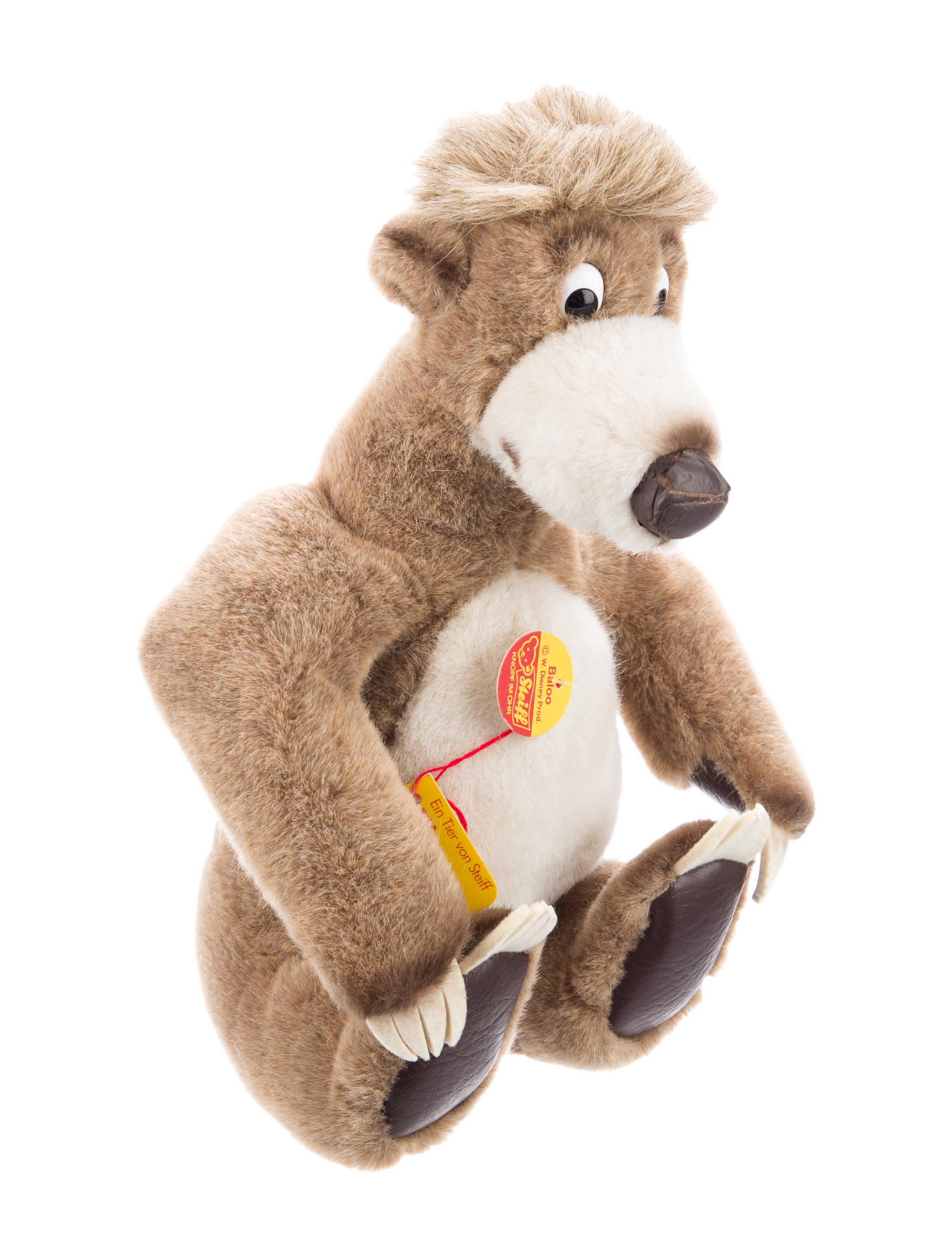 Steiff x Disney Vintage Jungle Book Baloo Teddy Bear - Brown Figures ...