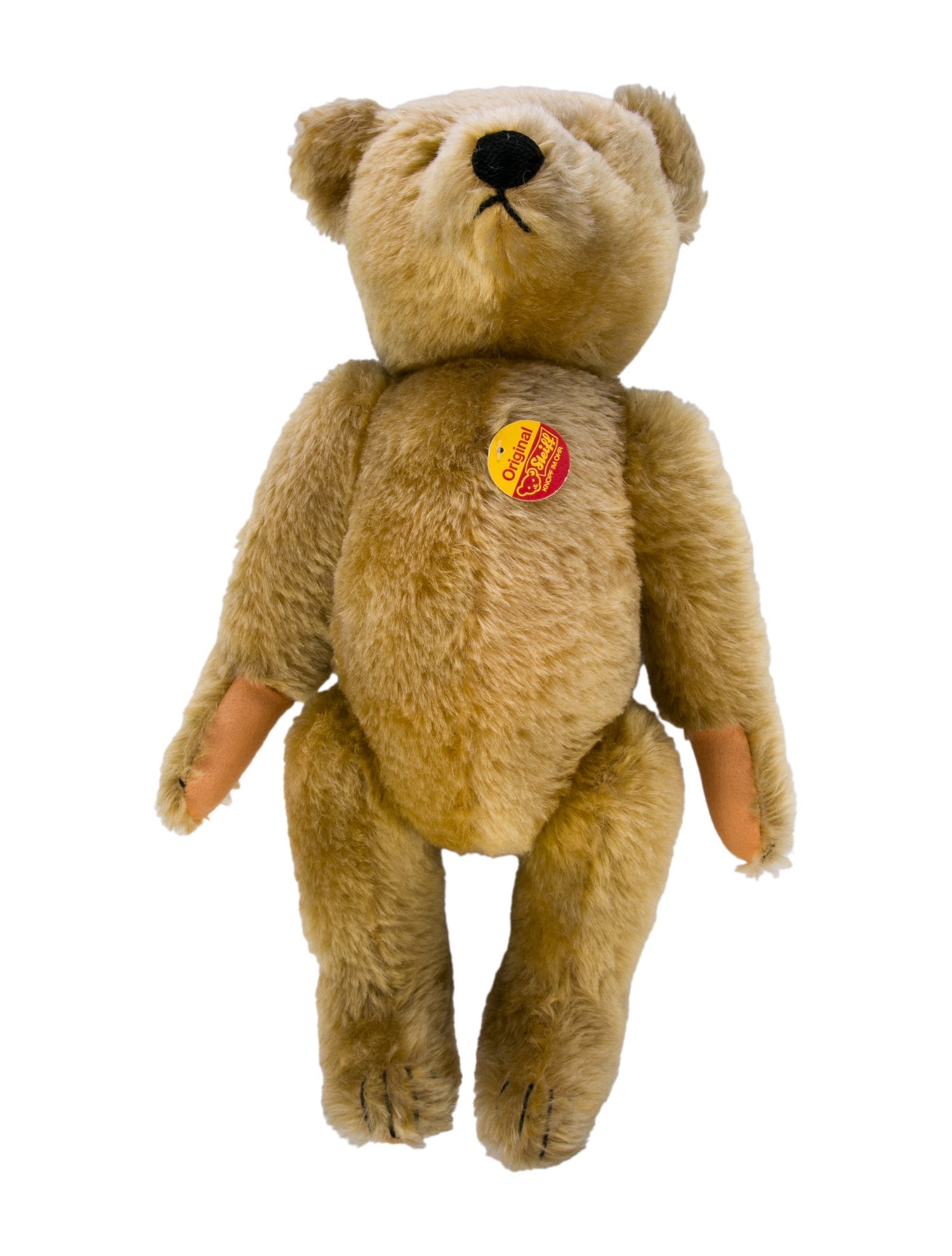 Steiff Original Jointed Teddy Bear Plush - Neutrals Decorative Accents ...