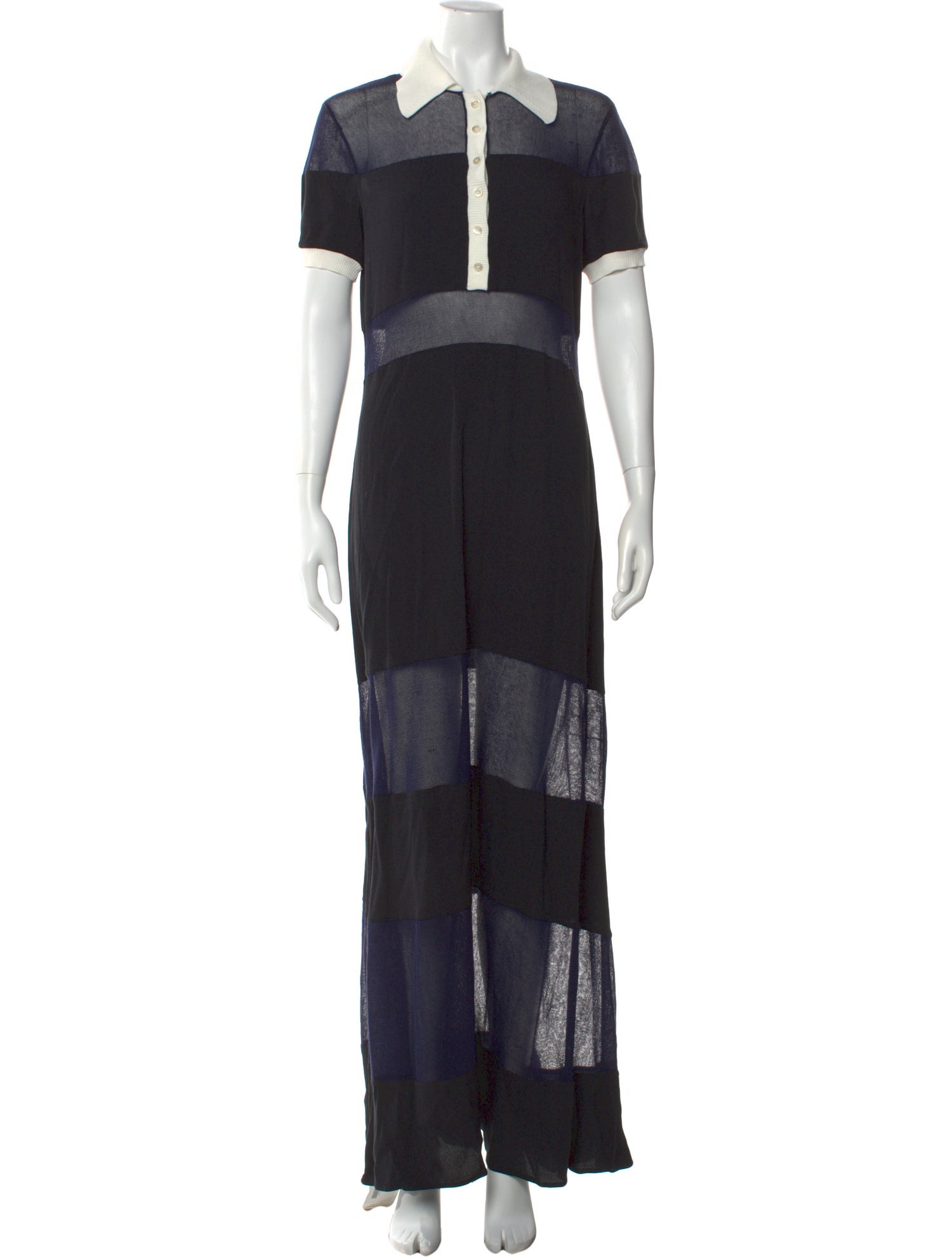Staud Colorblock Pattern Long Dress - Blue Dresses, Clothing ...