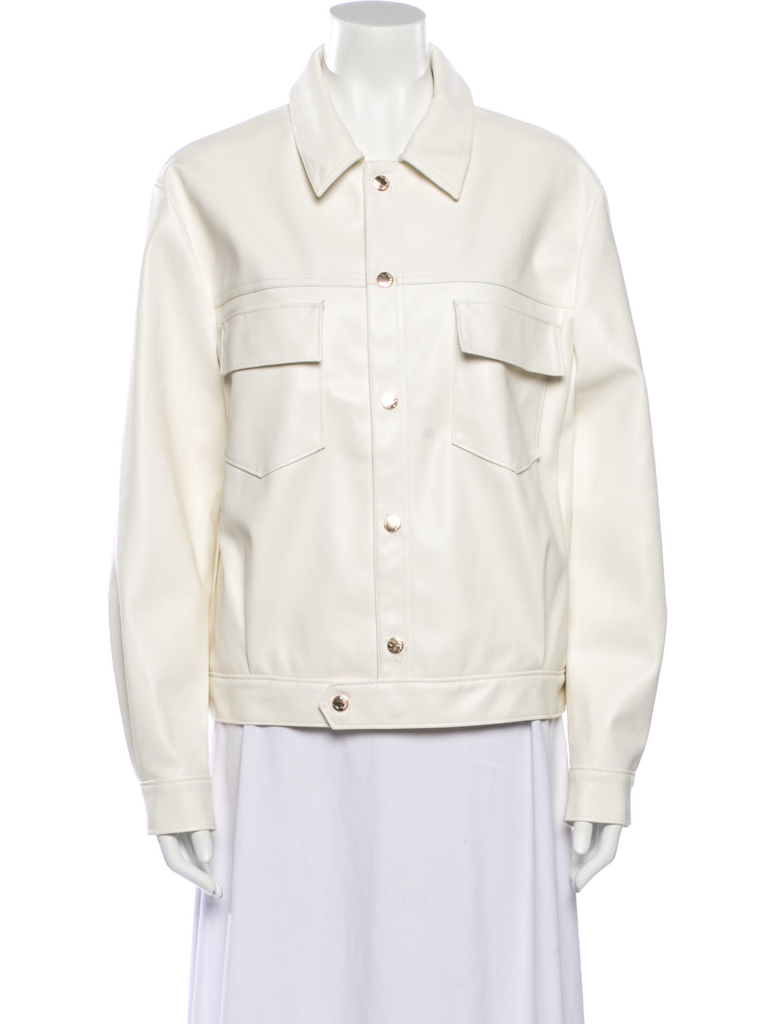 Staud Denim Jacket w/ Tags - Neutrals Jackets, Clothing - WSTFG34168 ...