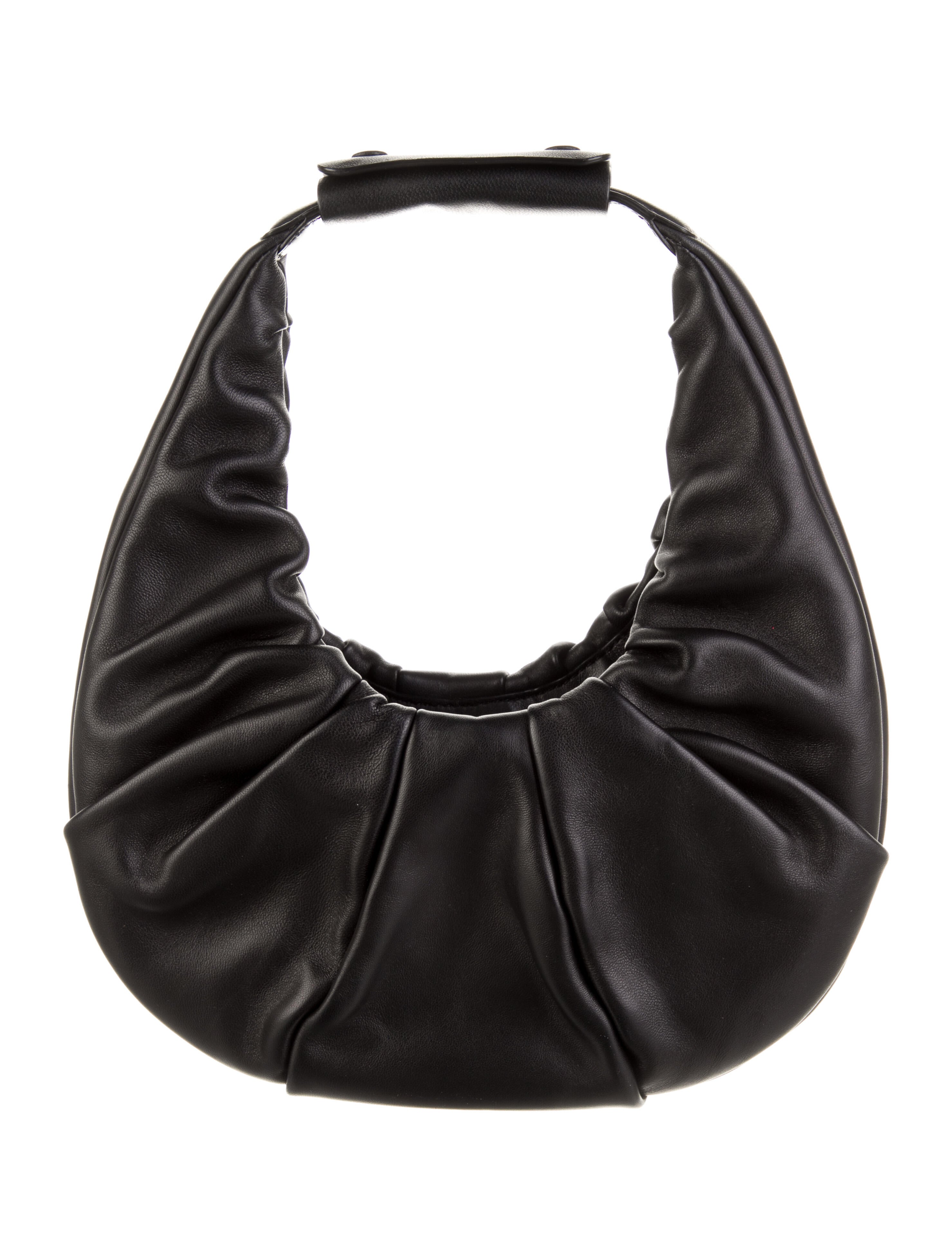 Staud Leather Shoulder Bag - Black Shoulder Bags, Handbags - WSTFG45345 ...