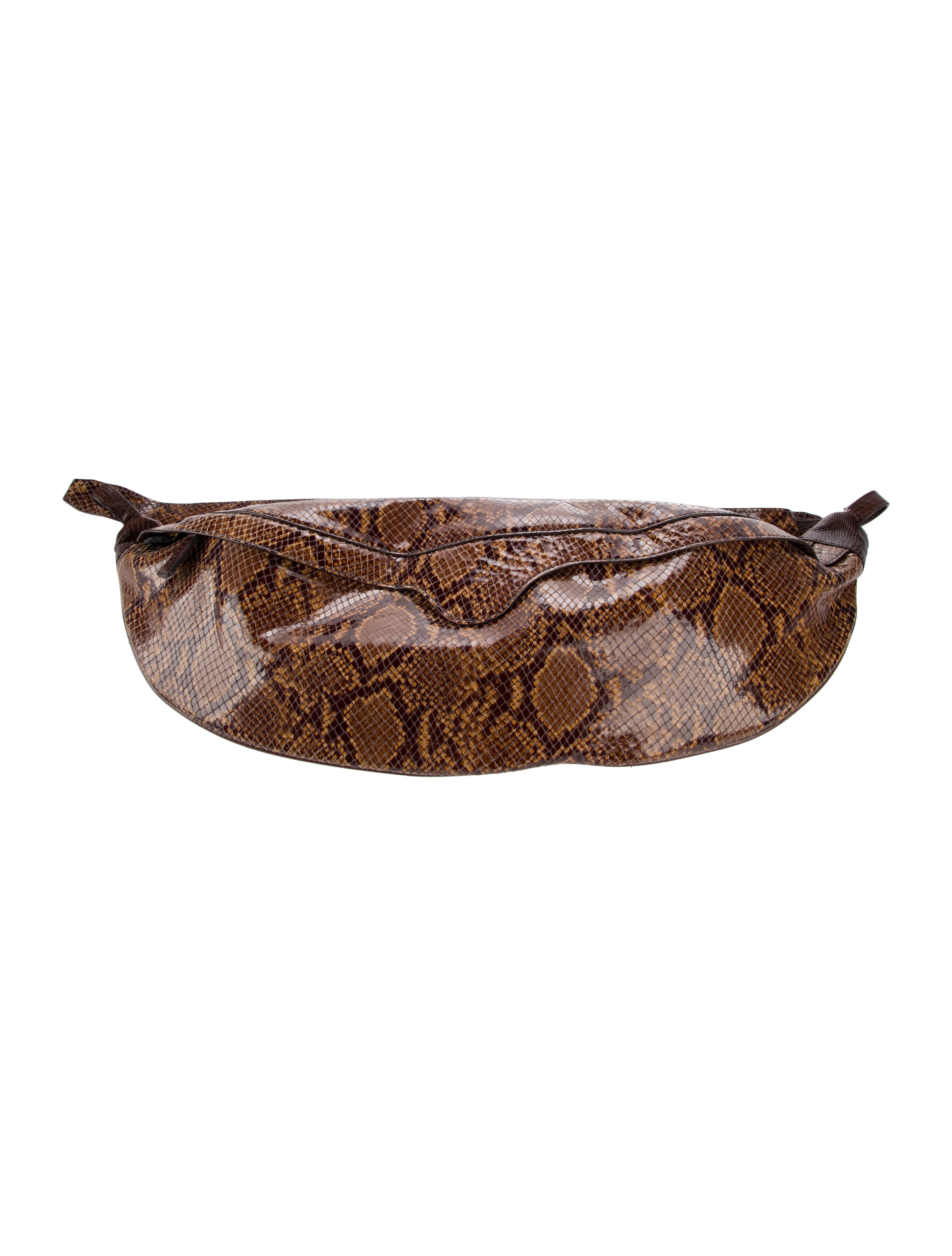 Staud Leather Animal Print Crossbody Bag - Brown Crossbody Bags ...