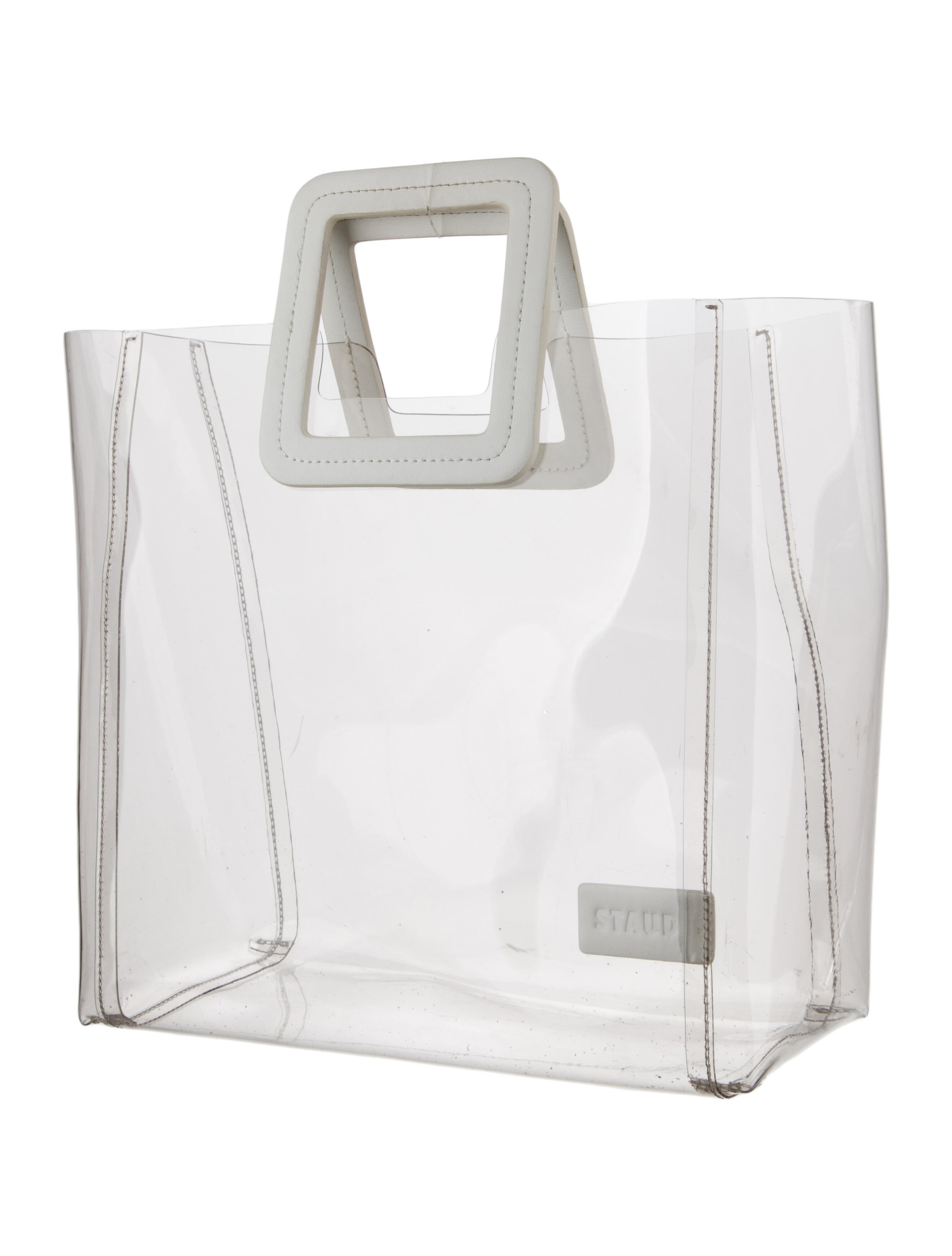 Staud PVC Shirley Handle Bag - Clear Handle Bags, Handbags - WSTFG48631 ...