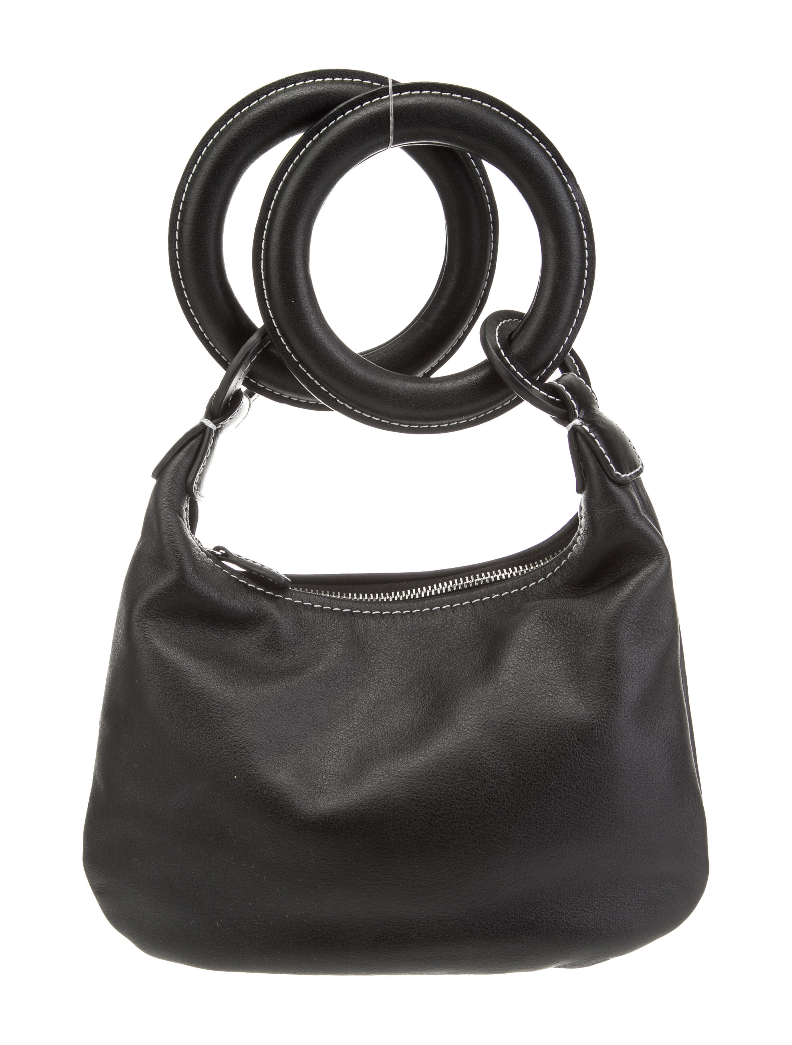 Staud Leather Handle Bag w/Tags - Black Handle Bags, Handbags ...