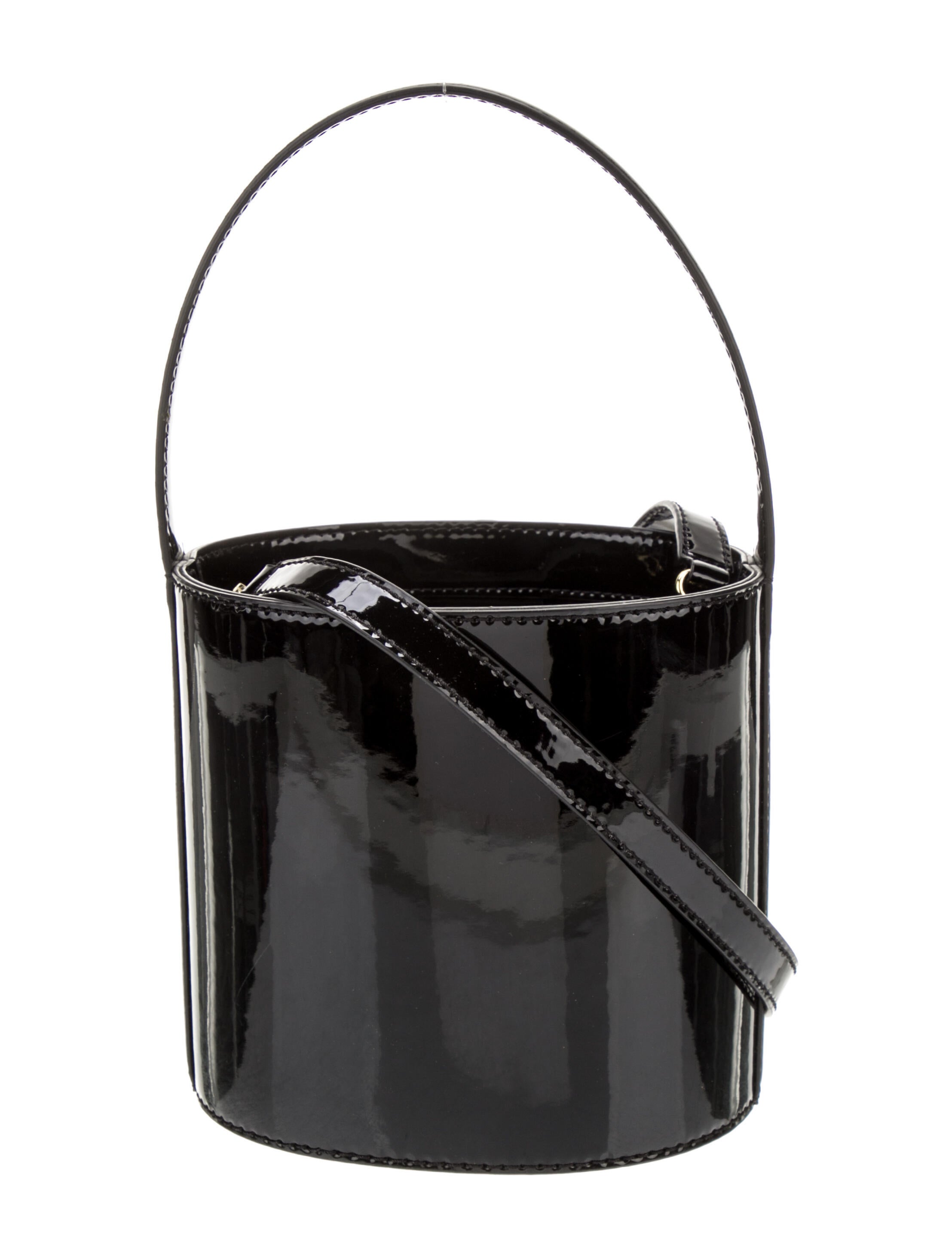 Staud Patent Leather Bucket Bag - Black Bucket Bags, Handbags ...