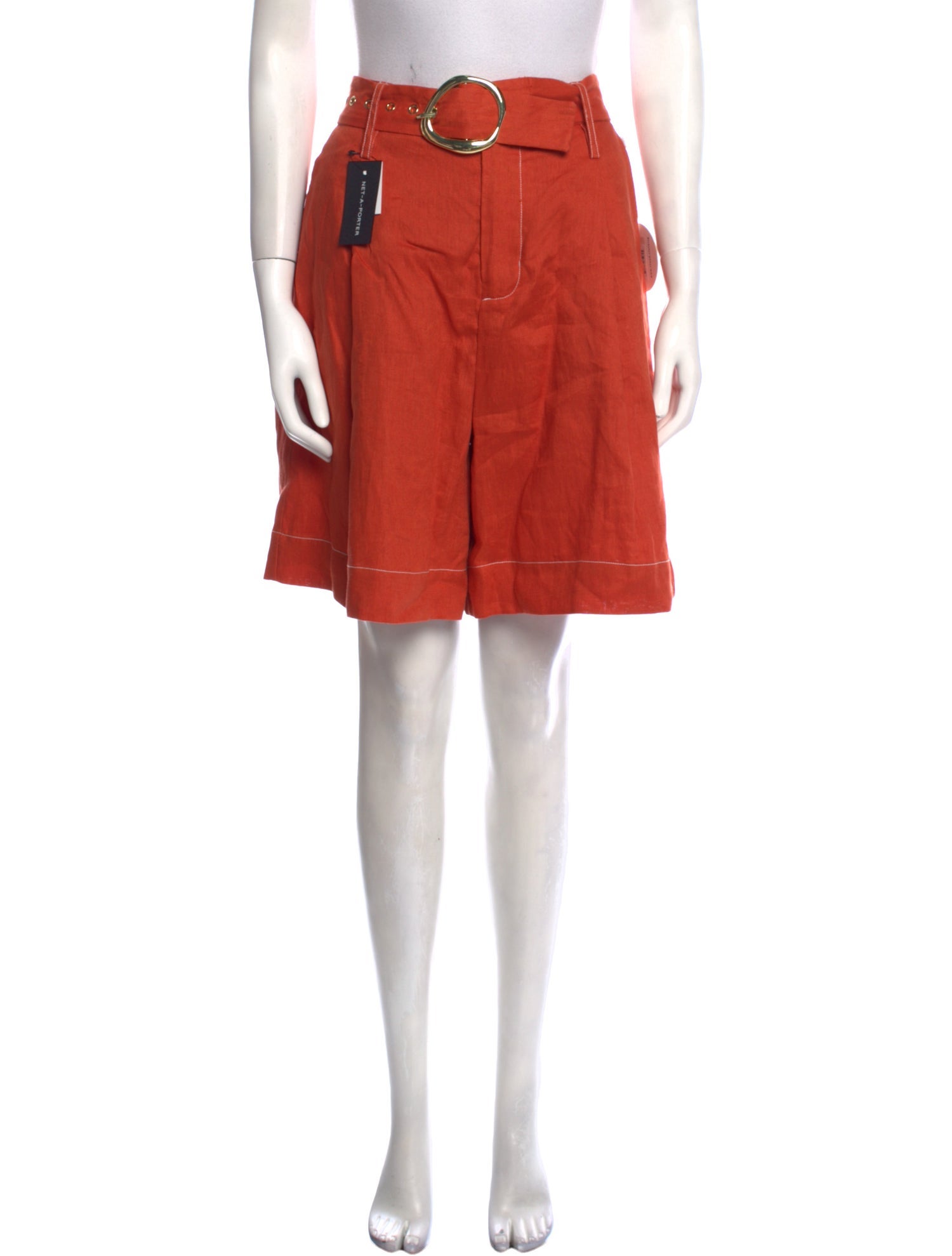 Staud Knee-Length Shorts w/ Tags - Orange, 15.5" Rise Shorts, Clothing ...