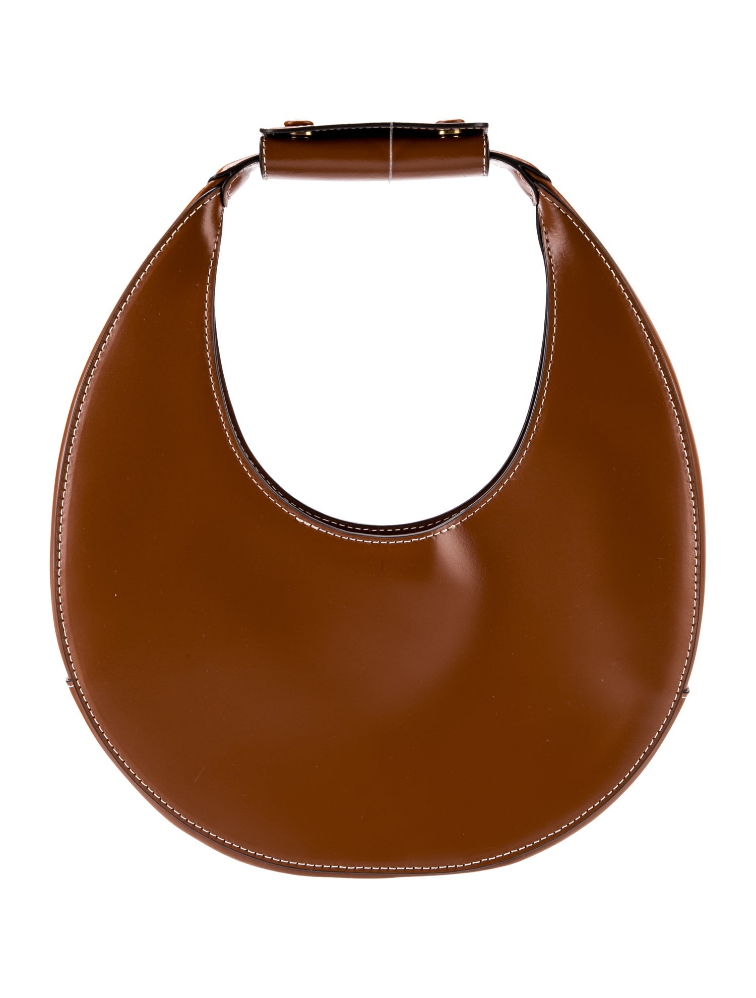 Staud Leather Handle Bag - Brown Shoulder Bags, Handbags - WSTFG59462 ...