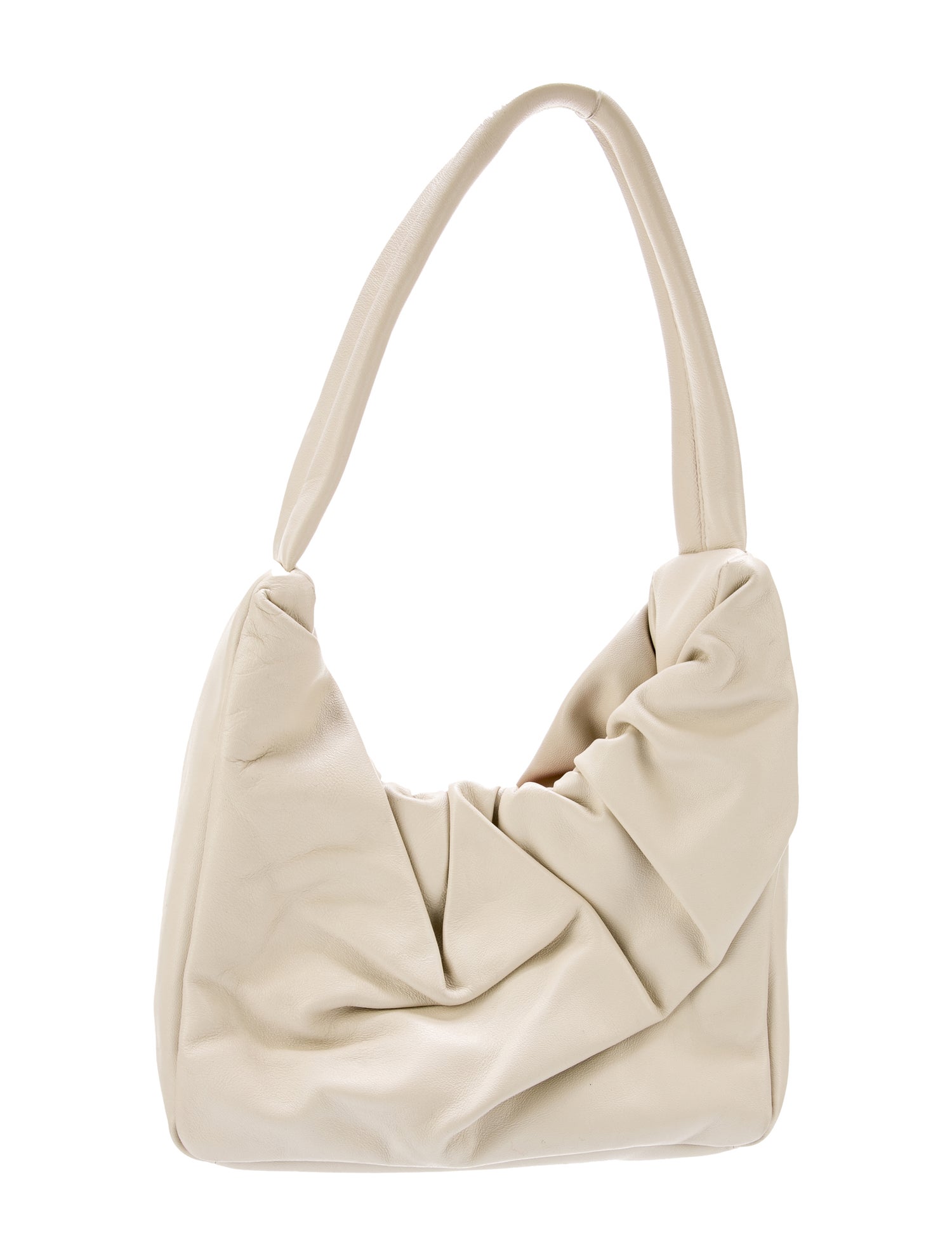 Staud Solid Leather Shoulder Bag - Neutrals Shoulder Bags, Handbags ...