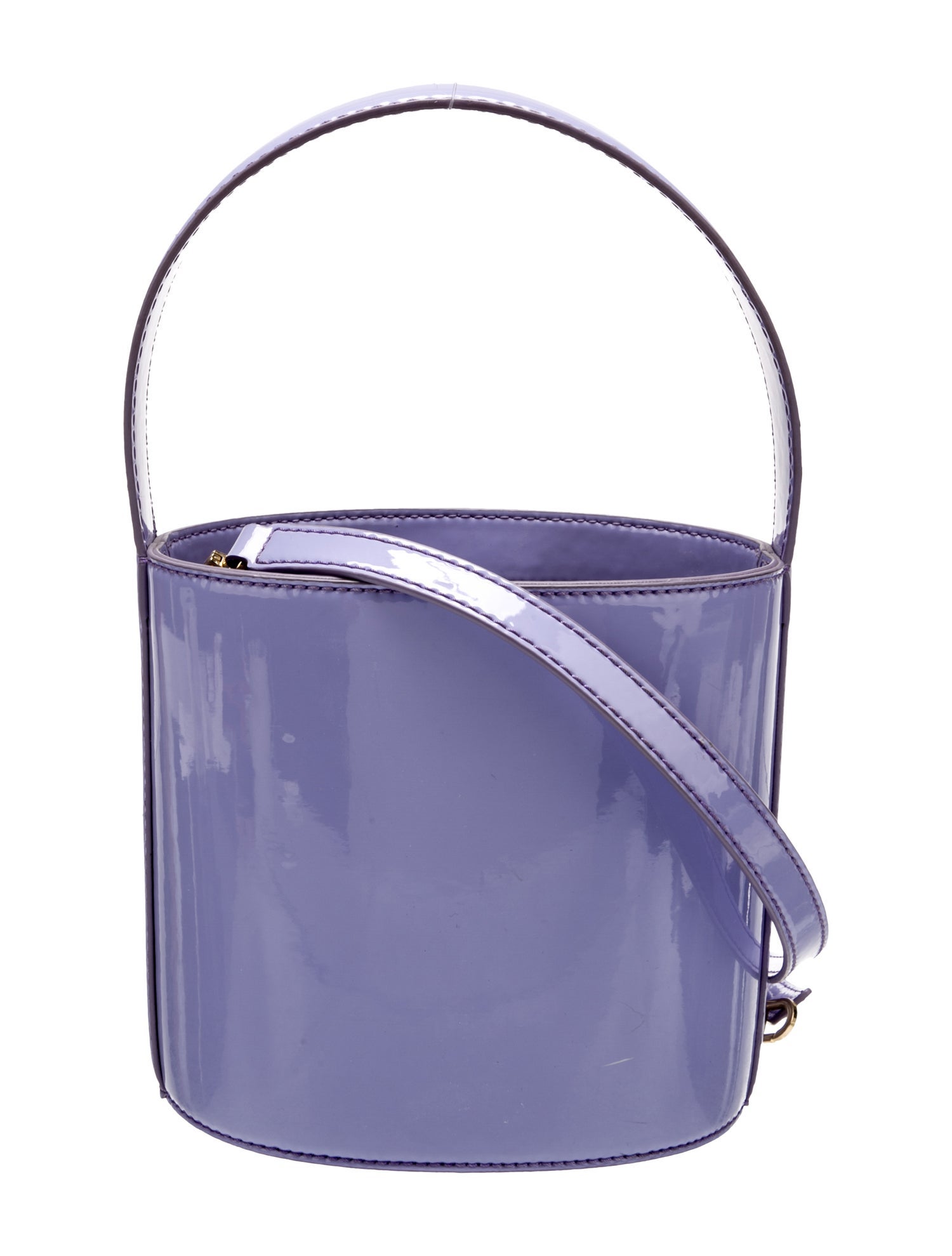 Staud Patent Leather Bucket Bag - Purple Bucket Bags, Handbags ...