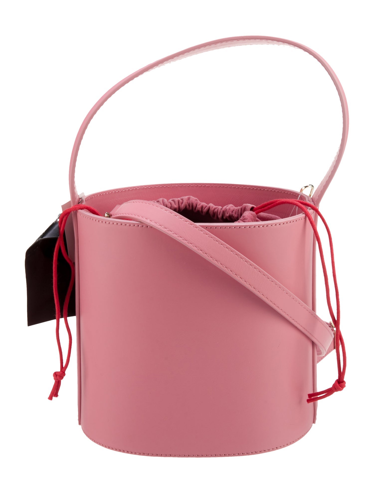 Staud Leather Bucket Bag - Pink Bucket Bags, Handbags - WSTFG74481 ...