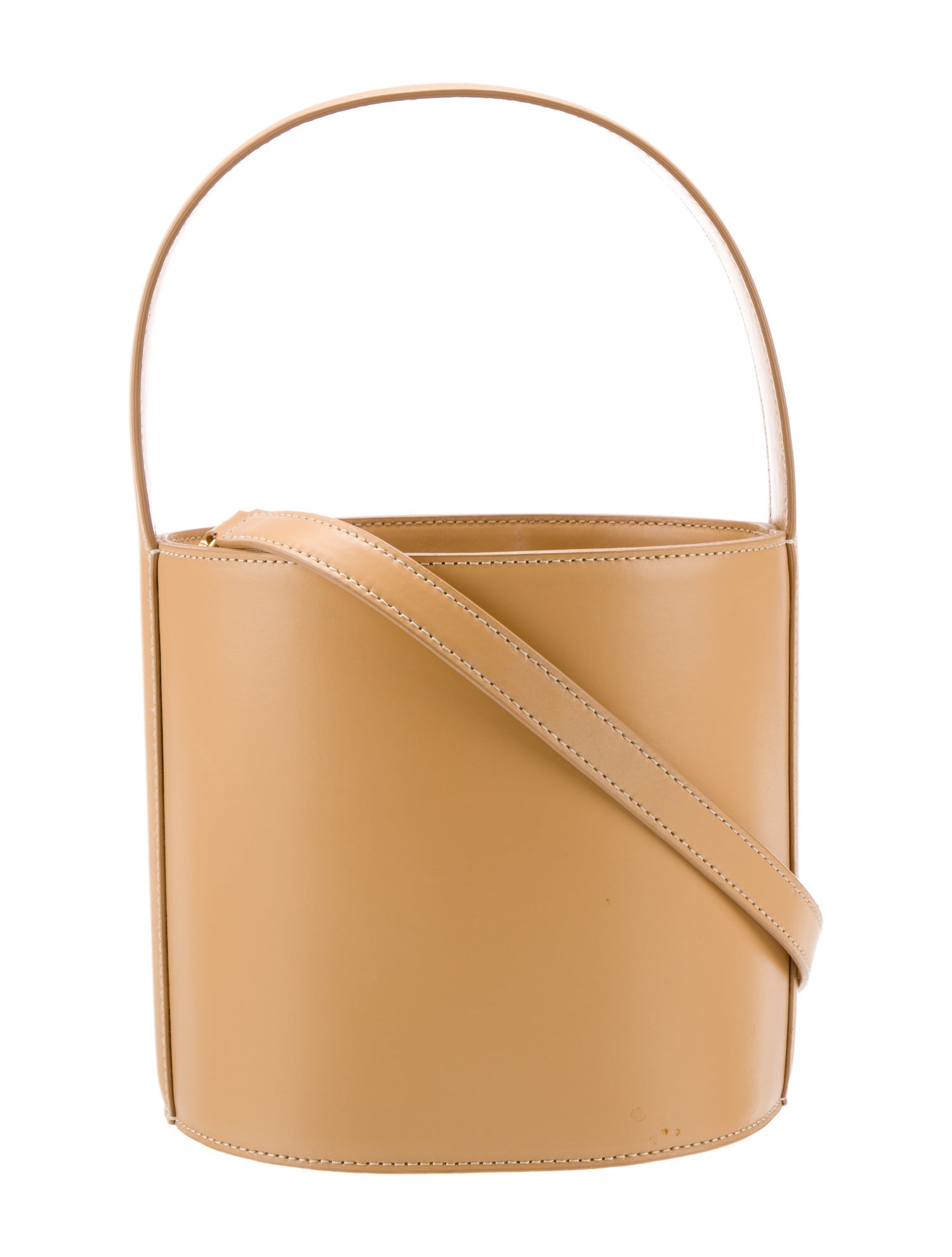 Staud Leather Shoulder Bag - Neutrals Bucket Bags, Handbags ...