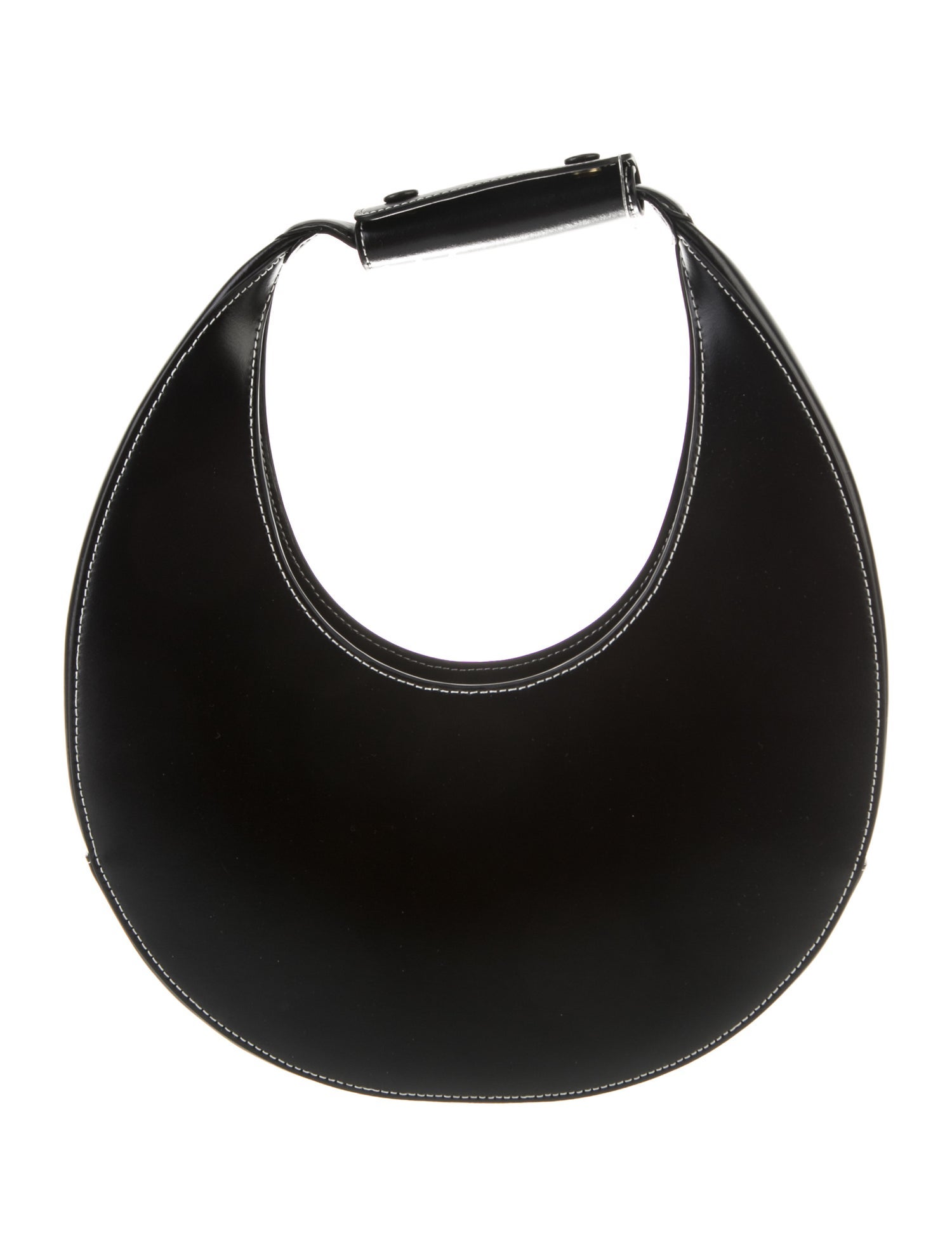 Staud Leather Shoulder Bag w/ Tags - Black Shoulder Bags, Handbags ...