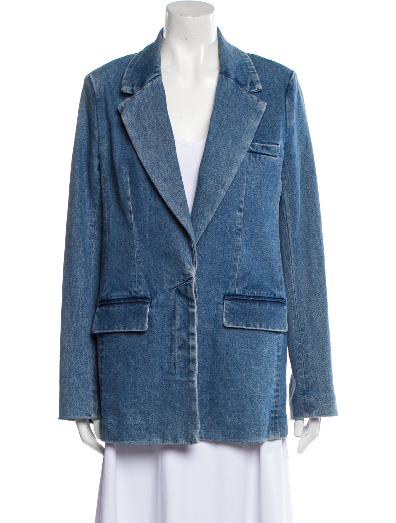 Staud Denim Jacket - Blue Jackets, Clothing - WSTFG78004 | The RealReal