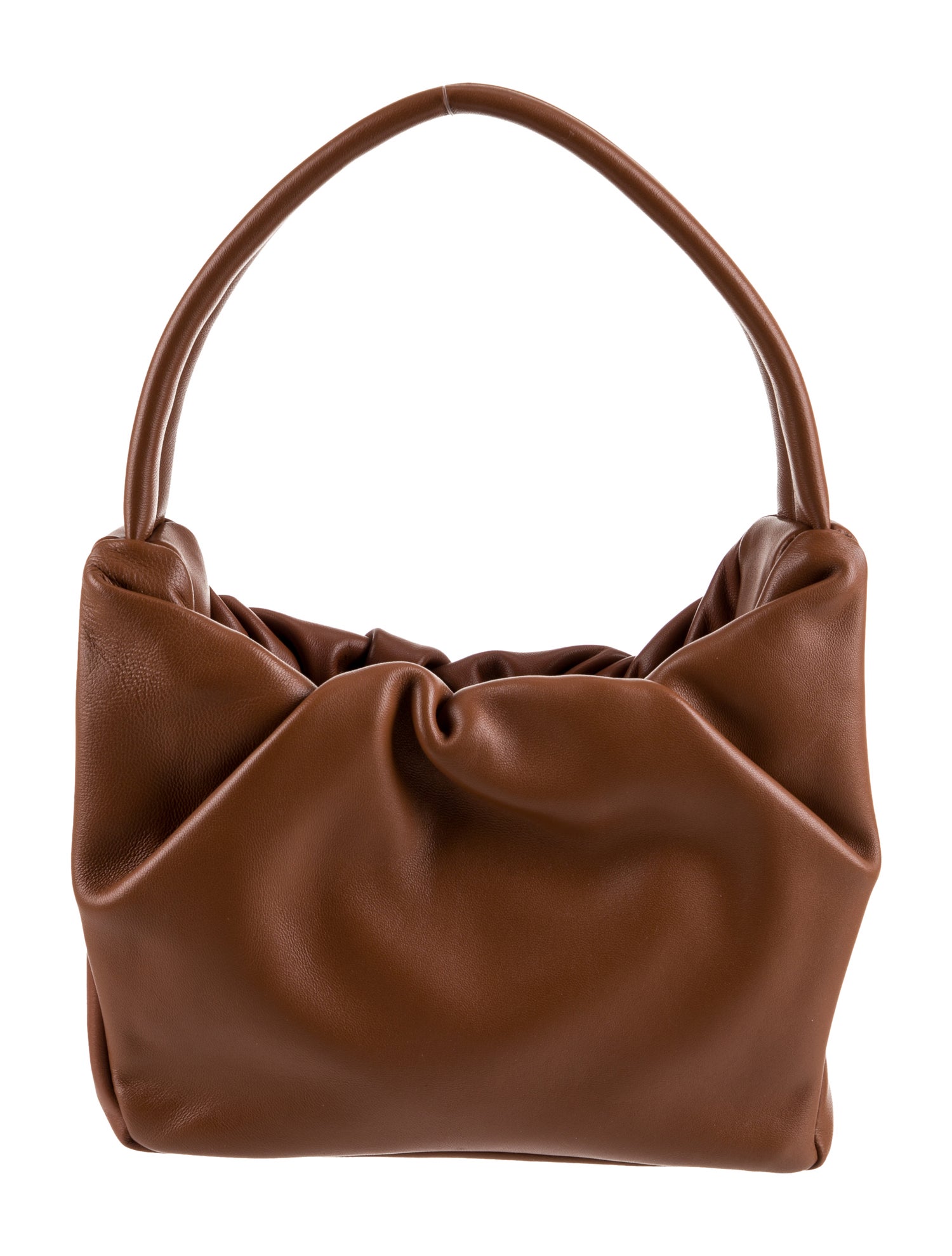 Staud Leather Shoulder Bag - Brown Shoulder Bags, Handbags - WSTFG78733 ...