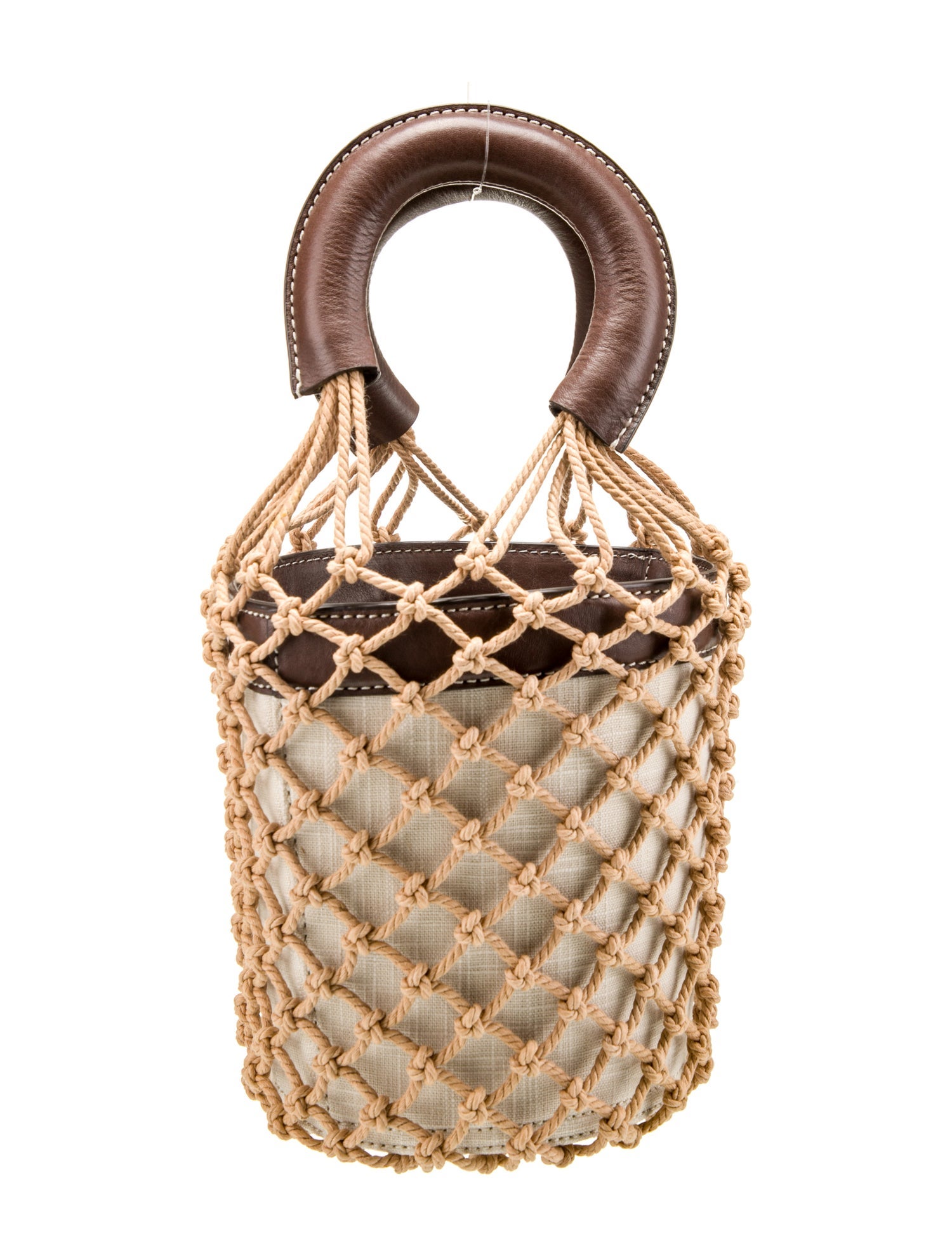 Staud Canvas Bucket Bag - Brown Bucket Bags, Handbags - WSTFG78862 ...