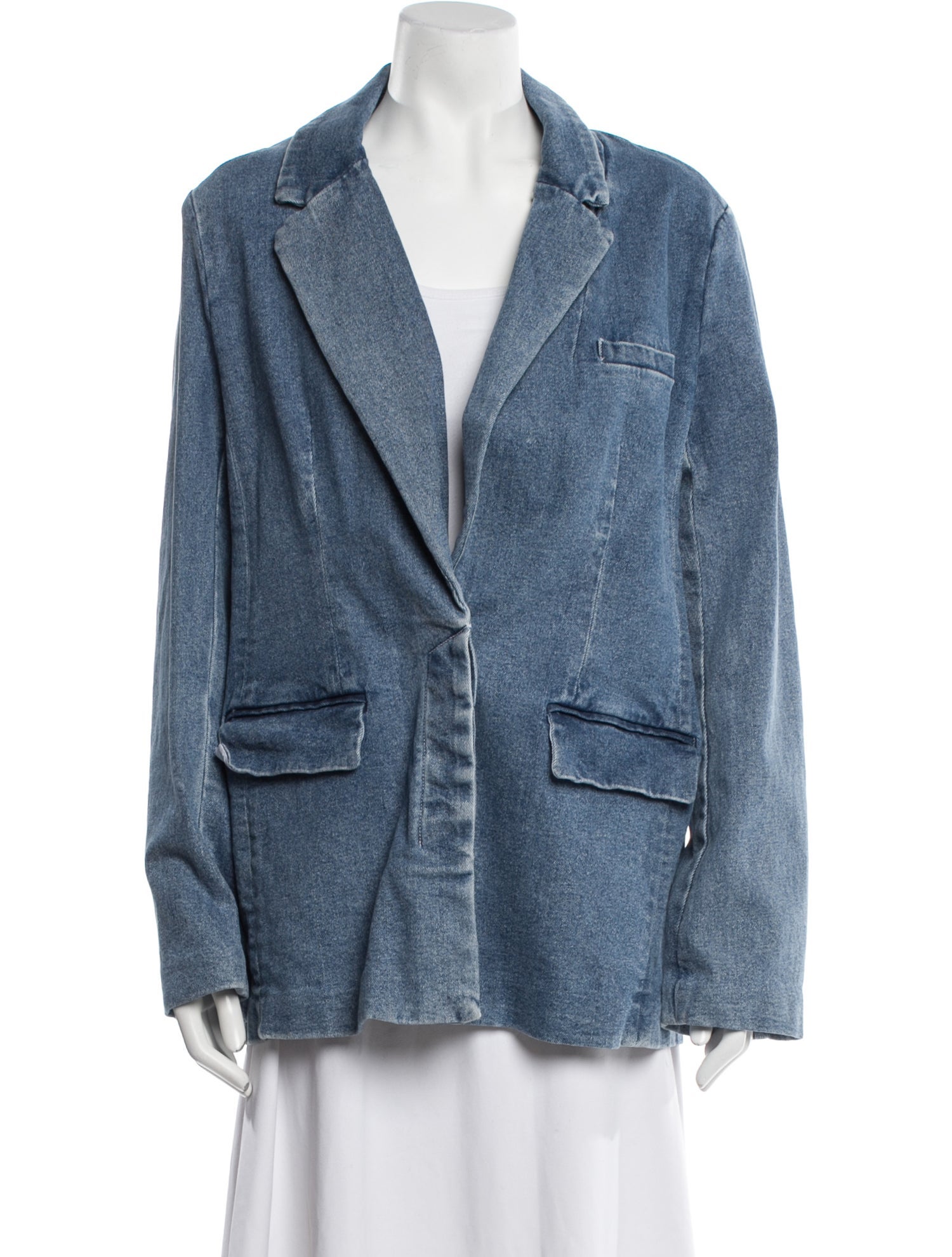 Staud Denim Jacket - Blue Jackets, Clothing - WSTFG80582 | The RealReal