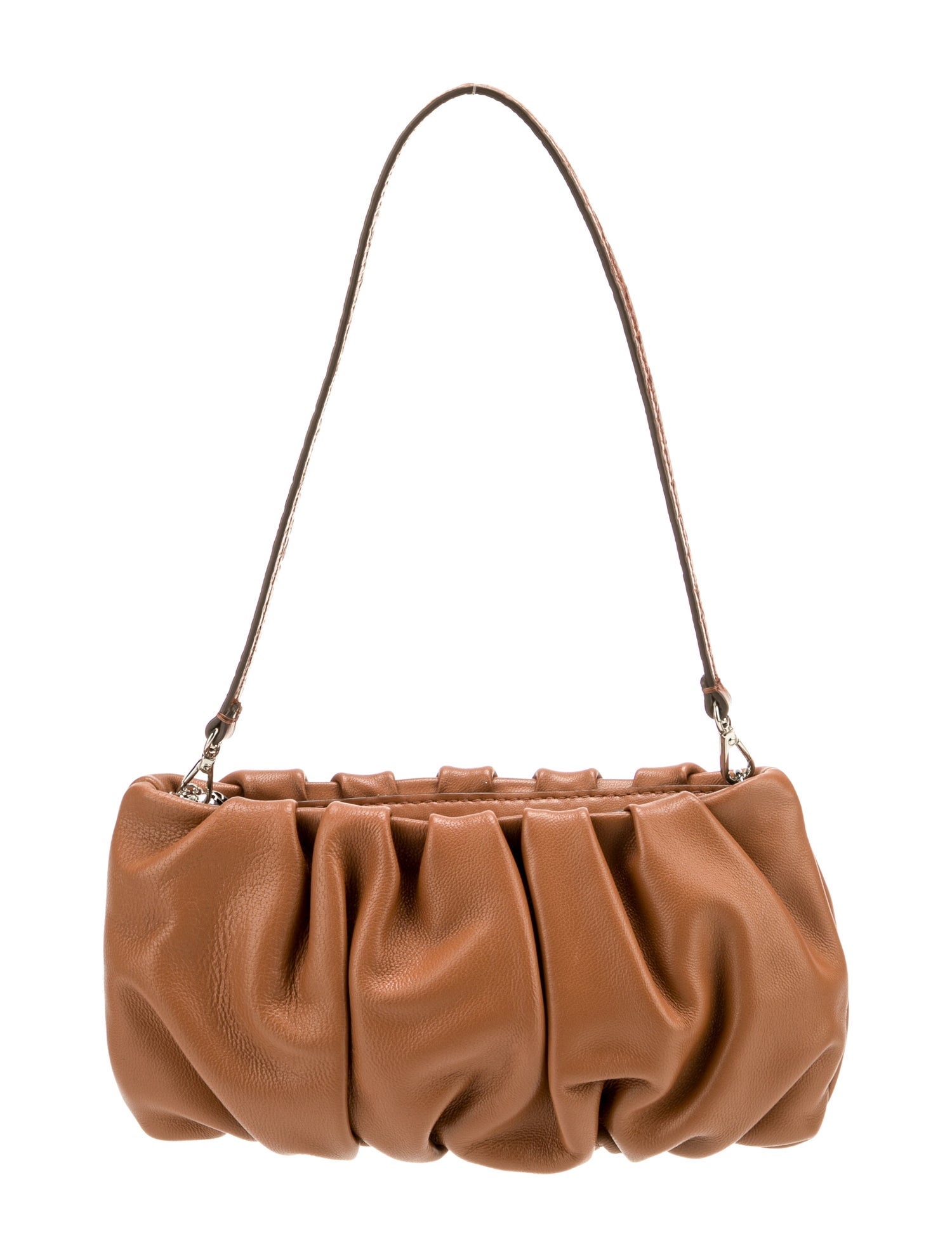 Staud Leather Shoulder Bag - Brown Shoulder Bags, Handbags - WSTFG84794 ...