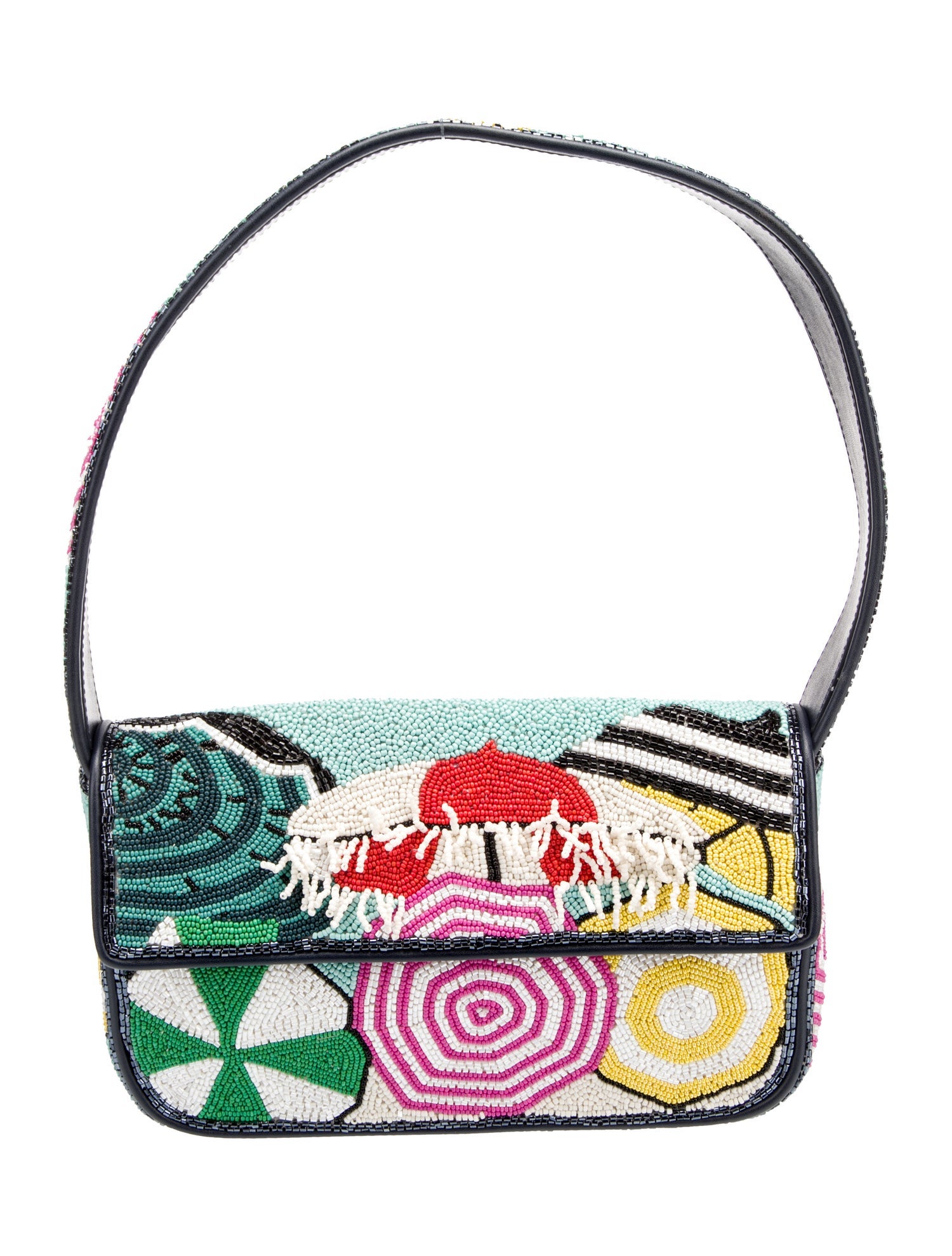 Staud Leather Shoulder Bag - Blue Shoulder Bags, Handbags - WSTFG84833 ...