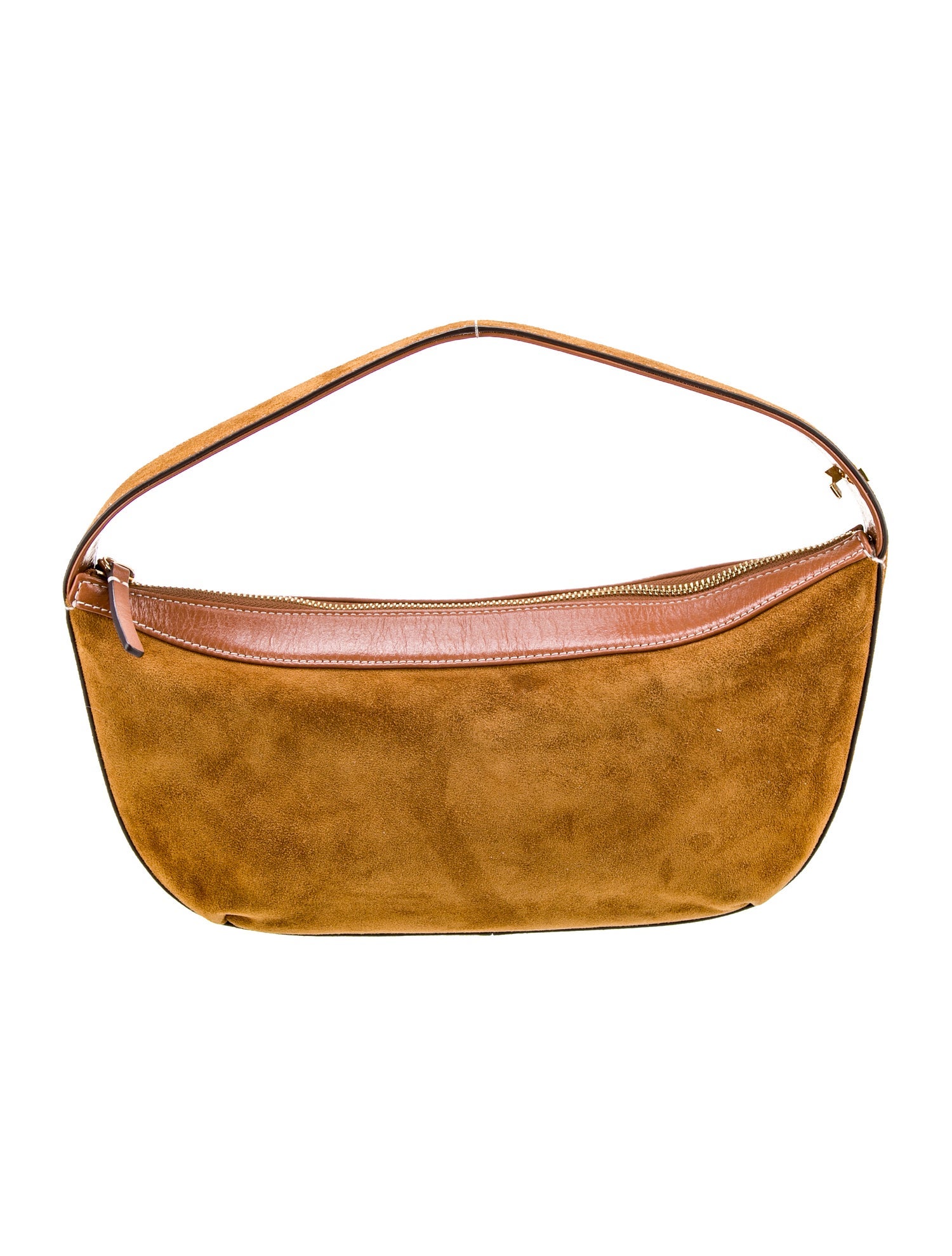 Staud Suede Shoulder Bag - Brown Shoulder Bags, Handbags - WSTFG89357 ...
