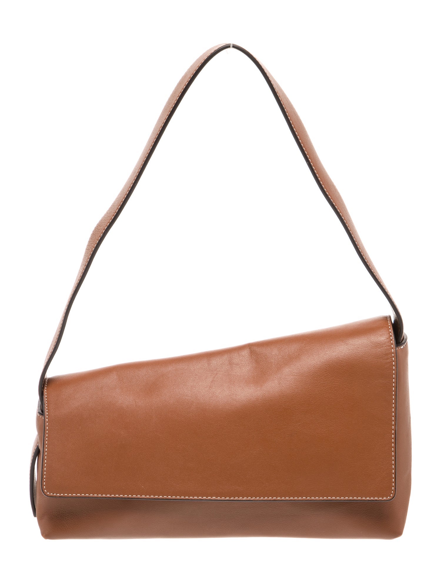 Staud Leather Acute - Brown Shoulder Bags, Handbags - WSTFG89696 | The ...
