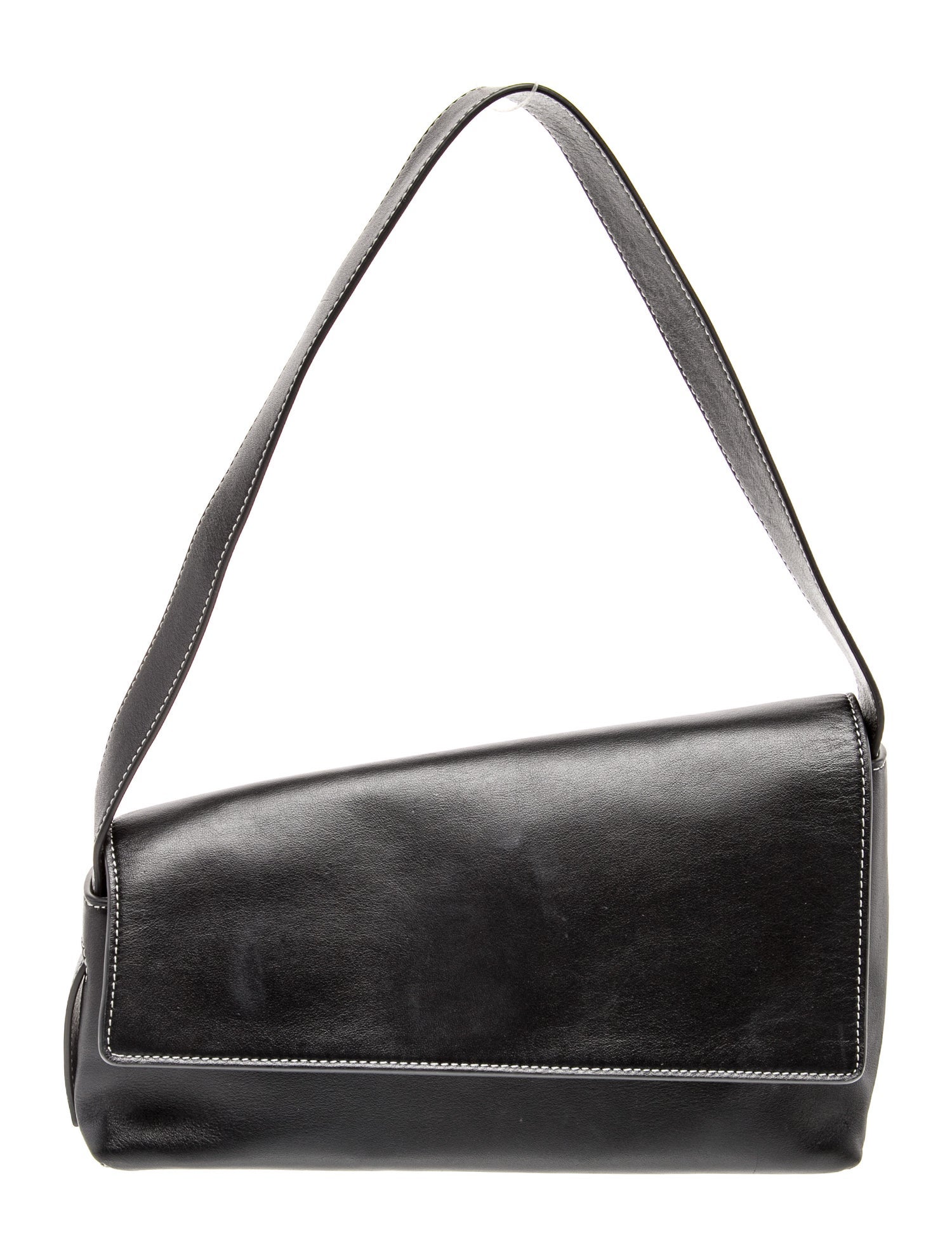 Staud Leather Shoulder Bag - Black Shoulder Bags, Handbags - WSTFG90729 ...