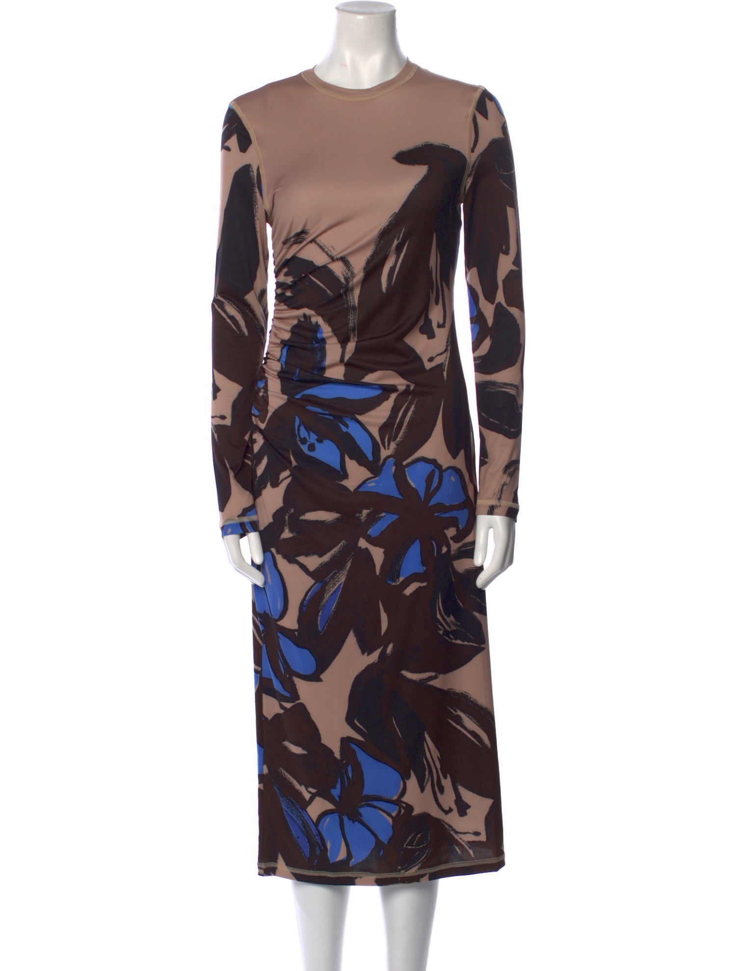 Stine Goya Printed Long Dress - Blue Dresses, Clothing - WSTGO27077 ...